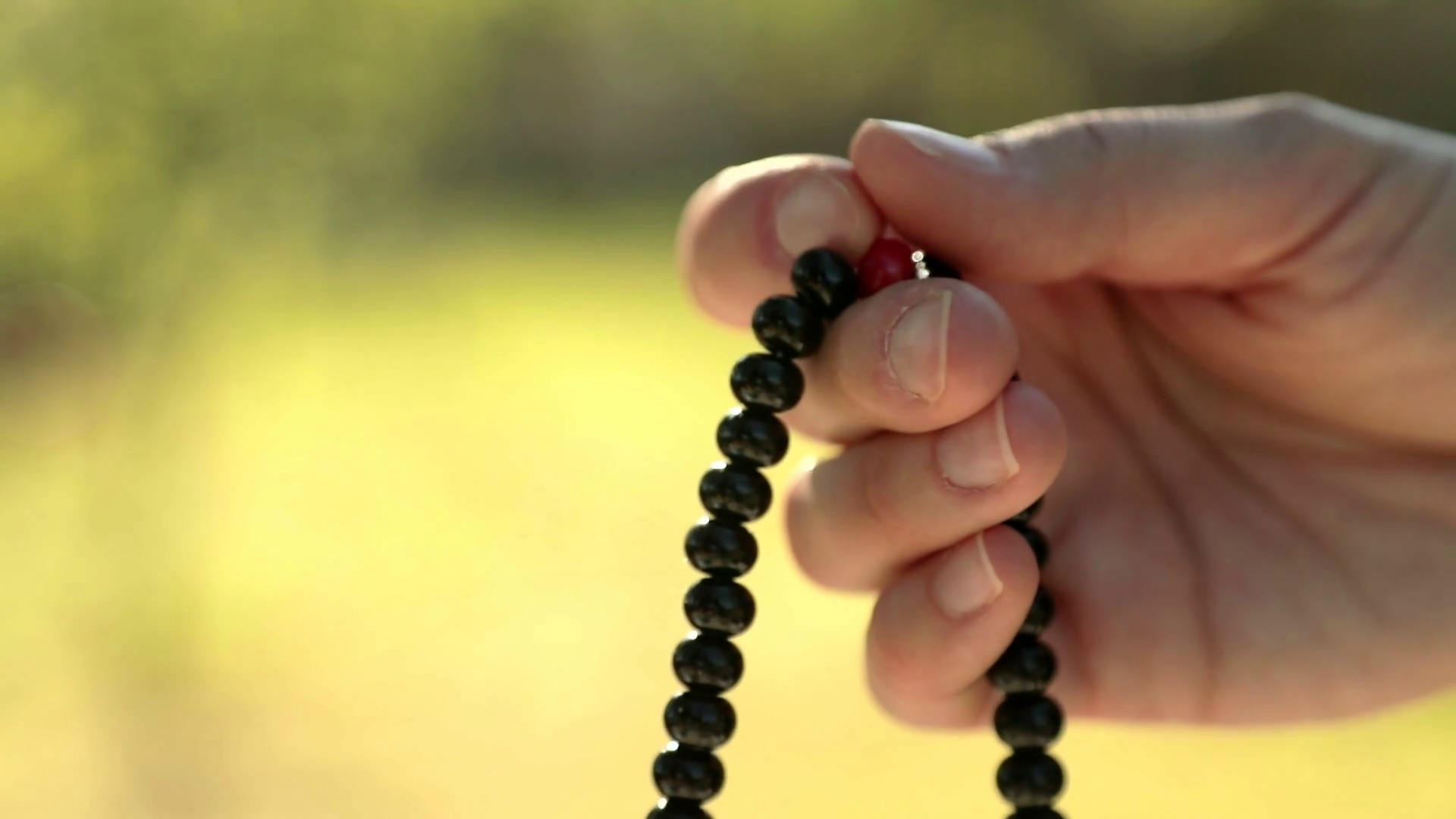 Slow Motion Footage Of Person Using Prayer Stock Footage SBV-346814563 ...