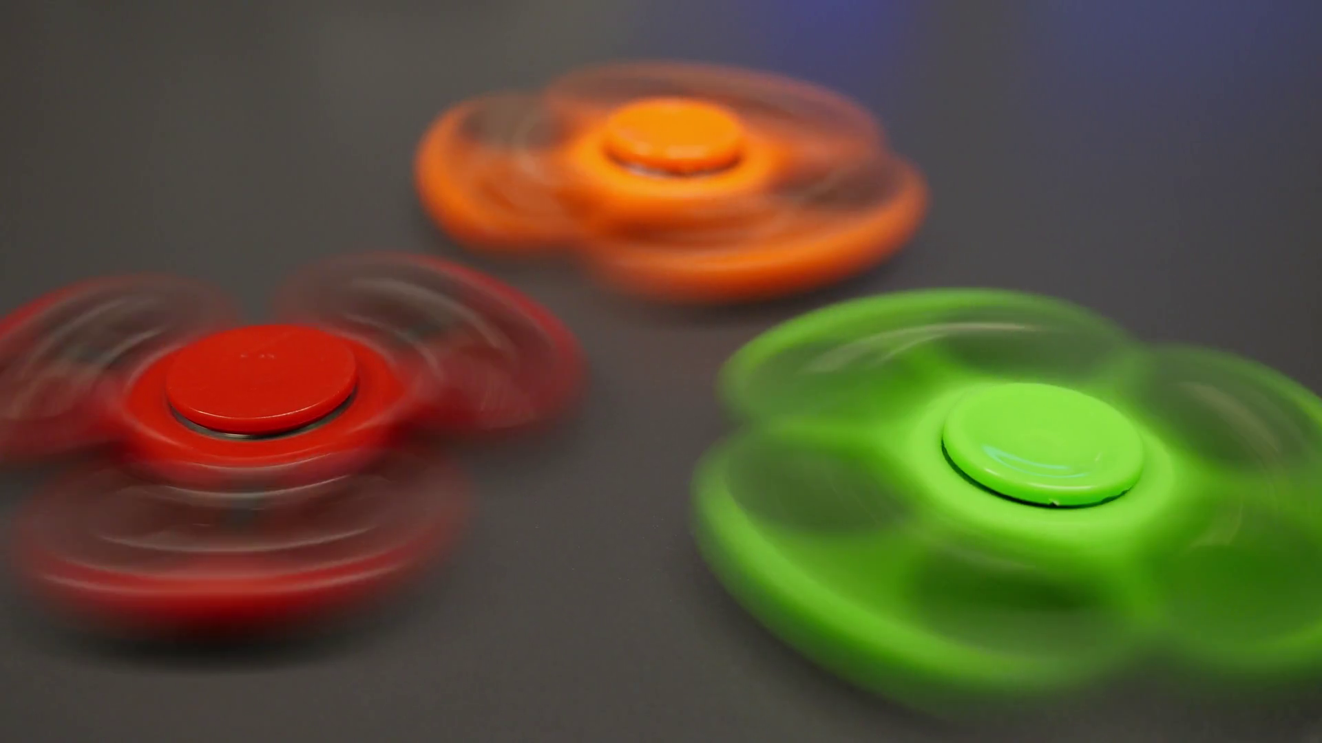 Three Fidget Spinners Of Different Color Stock Footage SBV-315331184 ...