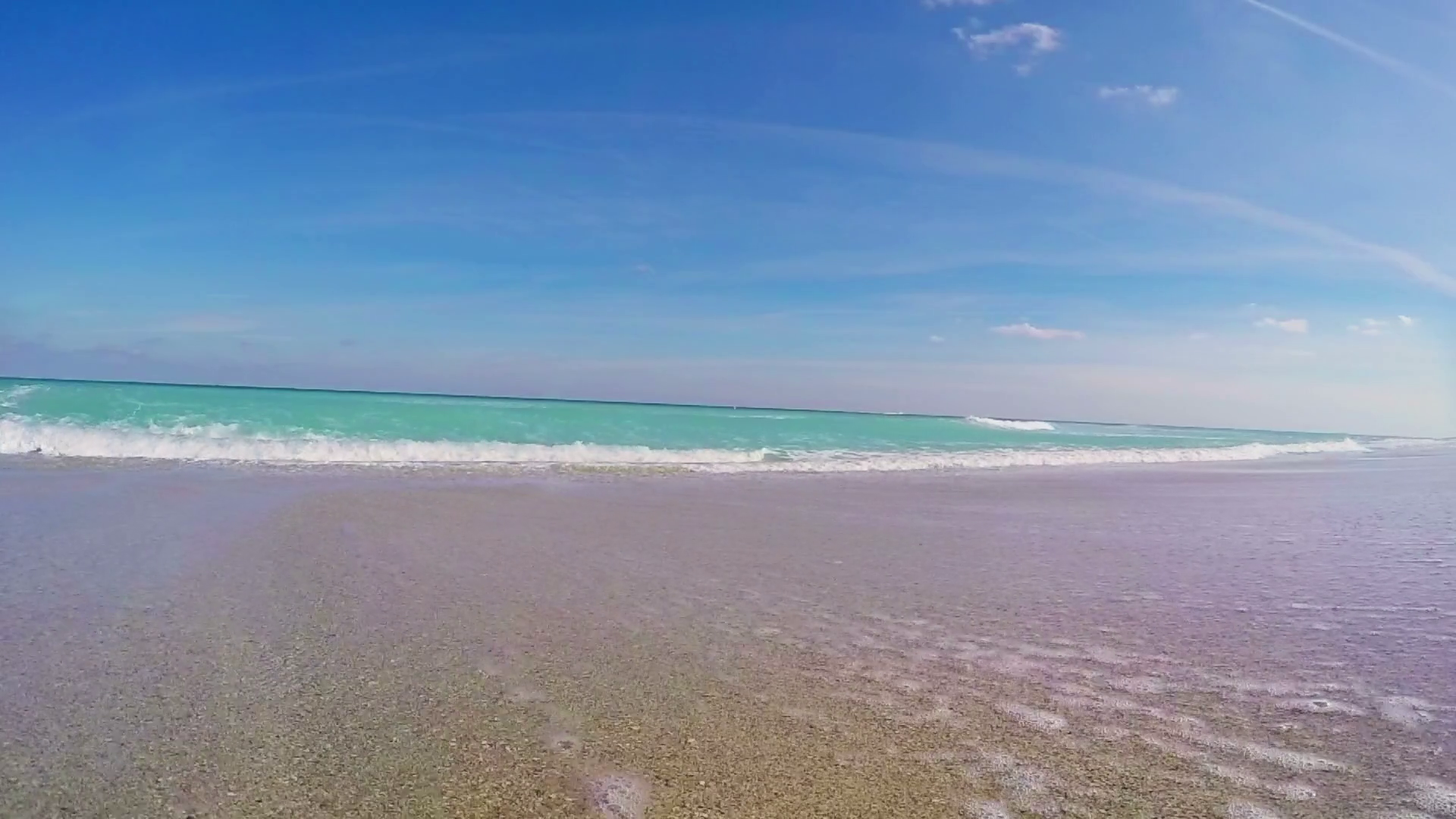 Ocean waves at the shore flowing over the camera Stock Video Footage 00 ...