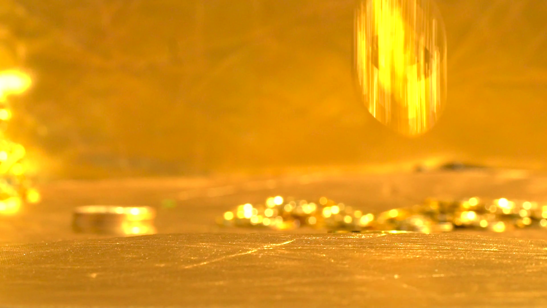 Bitcoin Coin Falling Bouncing In Slow Motion Stock Footage SBV ...