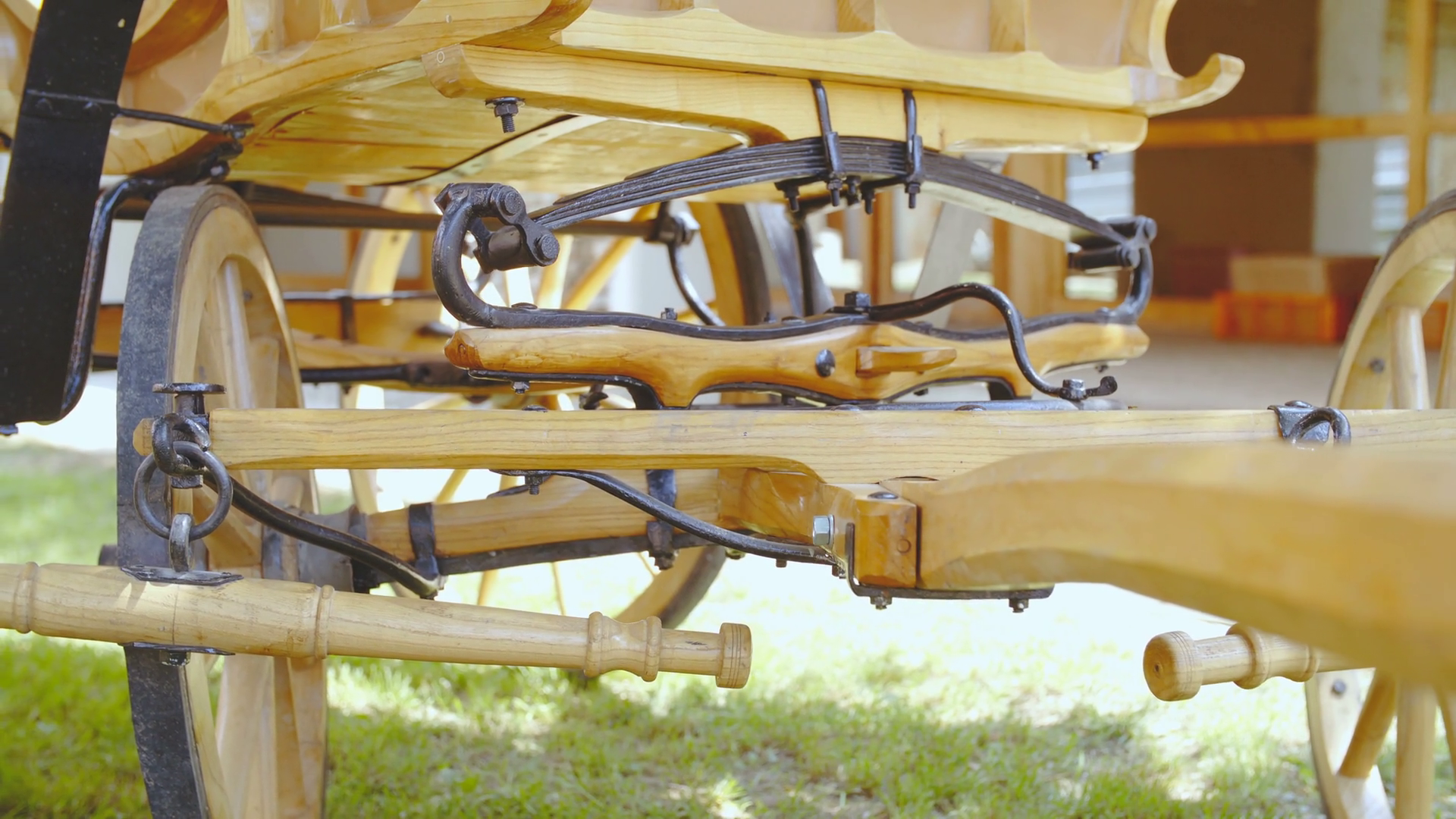 Parked Retro Carriage Medium Dolly Slide 4k Stock Footage SBV-352655519 ...