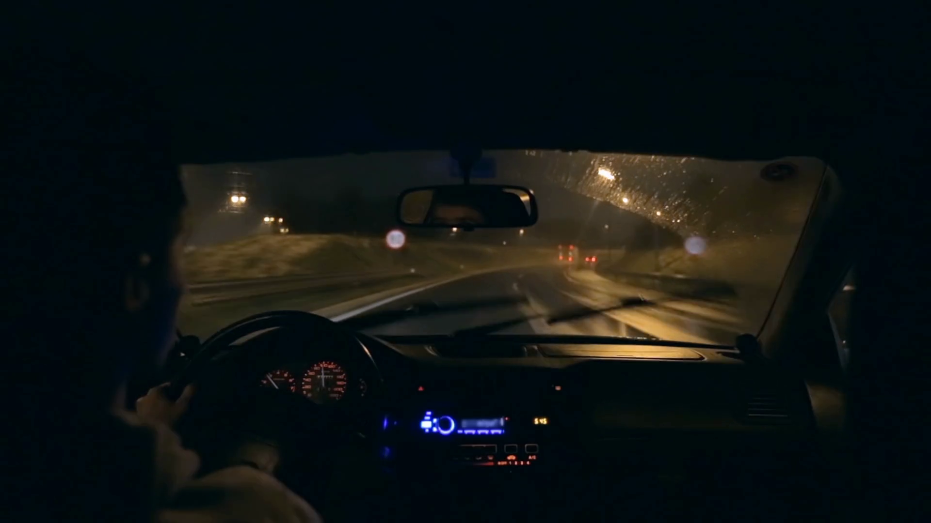Car Driving At Night Stock Footage SBV-338914238 - Storyblocks