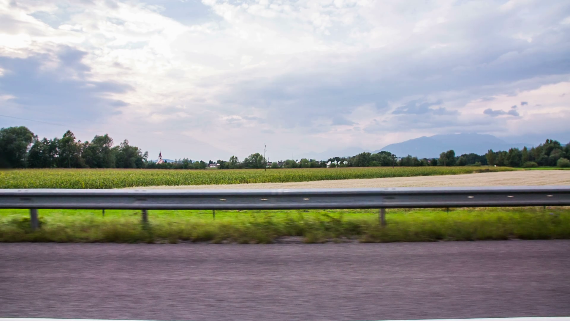Driving Field Of Wheat Corn Slow Motion Stock Footage SBV-316055259 ...