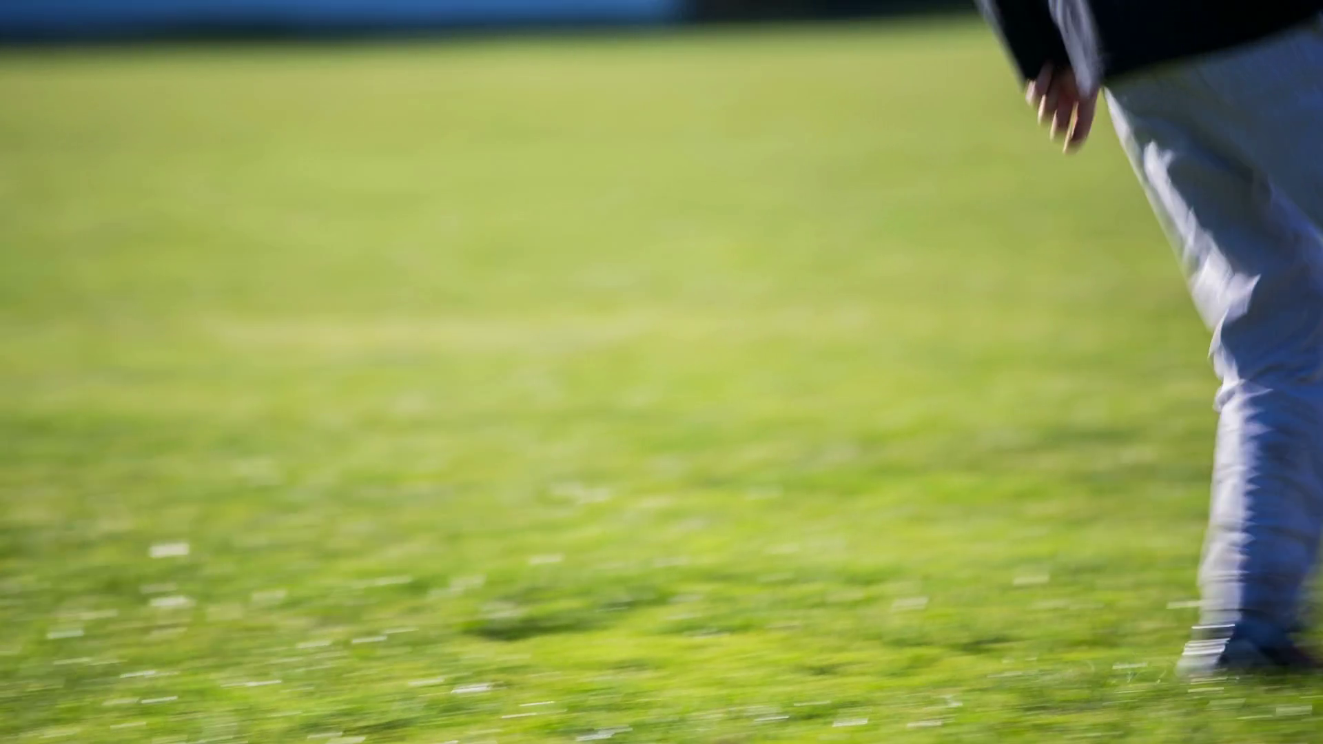 Kid On Soccer Field Running Around Kicking Stock Footage SBV-338965669 ...