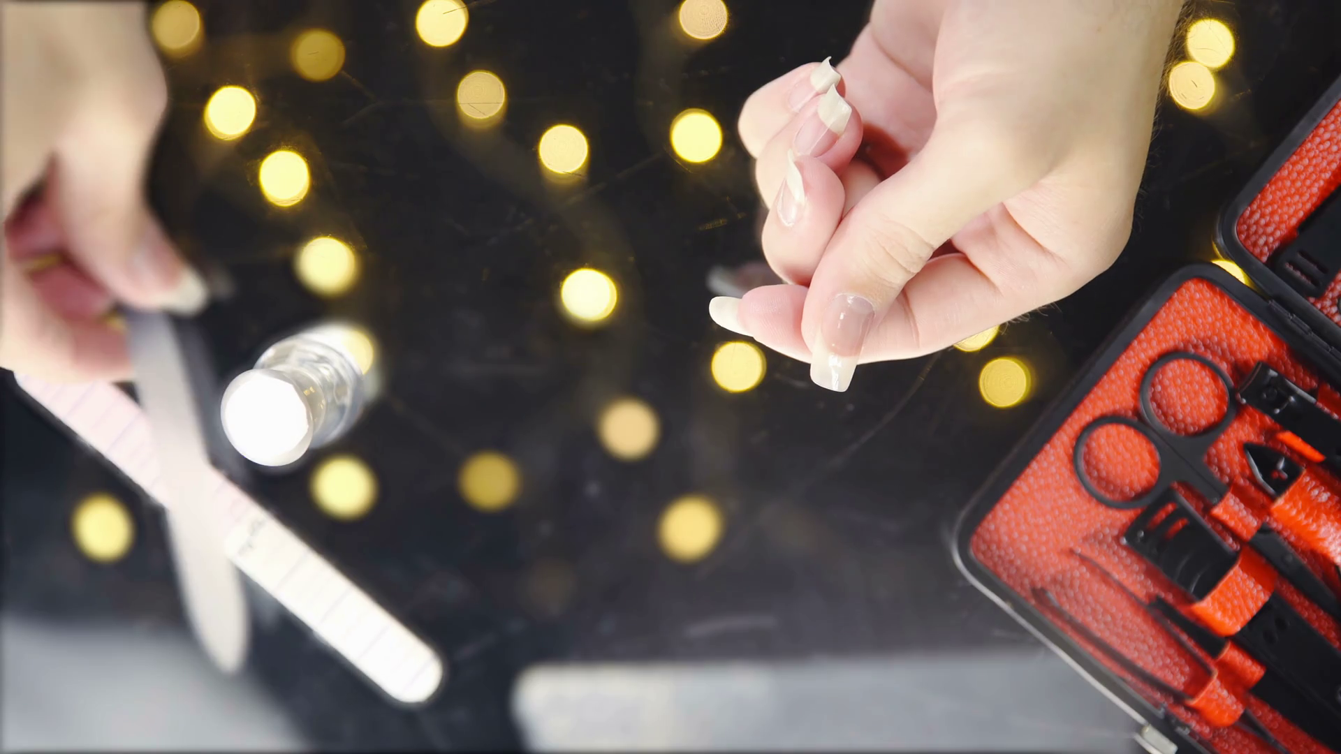 Long Nails Manicure Top View 4k Stock Footage SBV-347267114 - Storyblocks