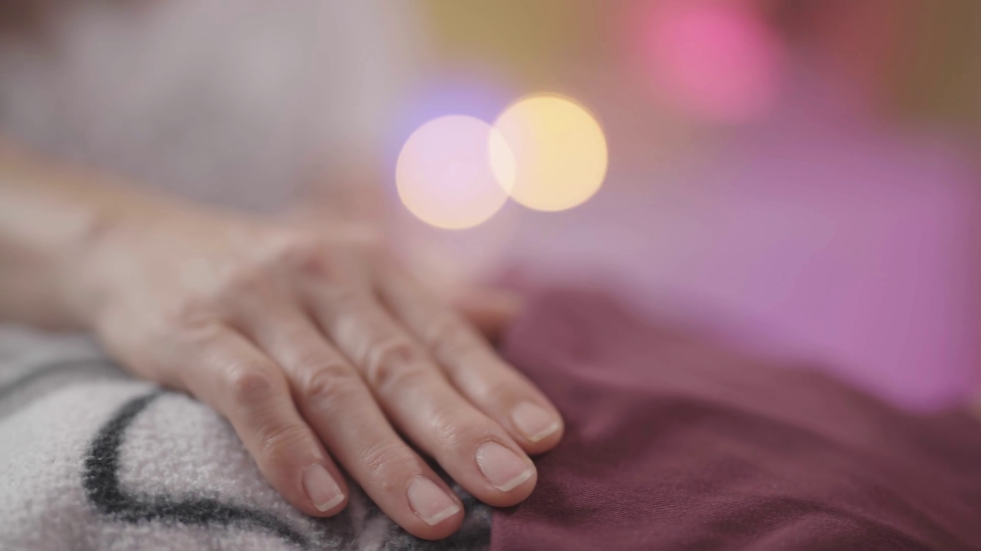 Slide Over Shaman Hands Healing Treatment Of Stock Footage SBV ...