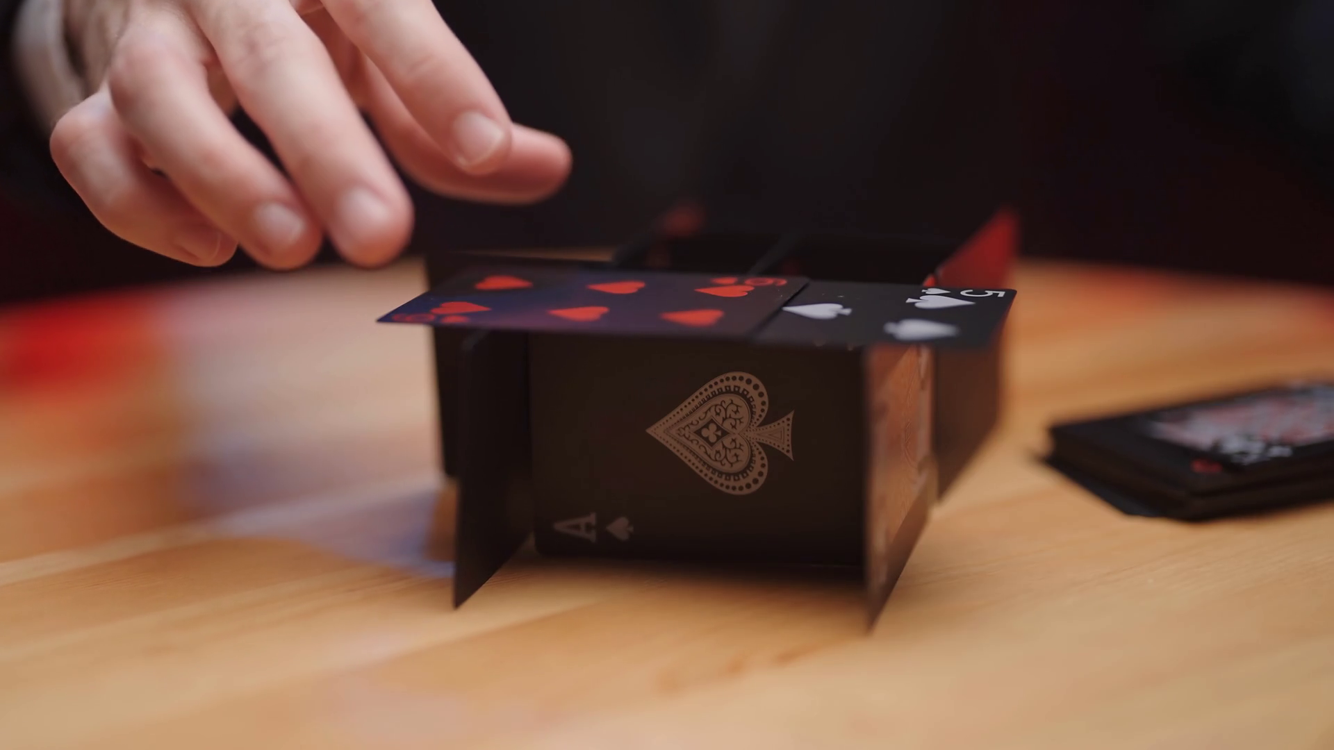 Put Together House Of Cards Close-up 4k Stock Footage SBV-348751349 ...