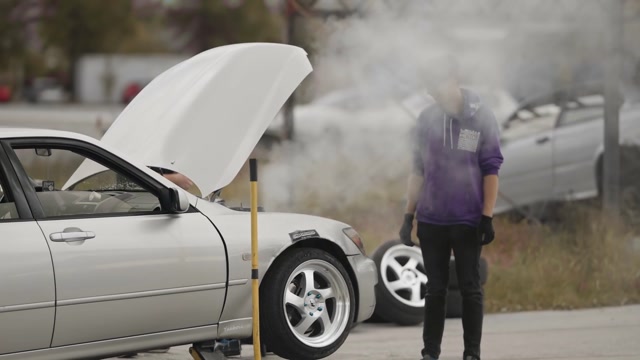 Car Broke Down Stock Footage: Royalty-Free Video Clips - Storyblocks