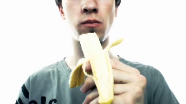 Man Eating Cereal Stock Footage: Royalty-Free Video Clips - Storyblocks