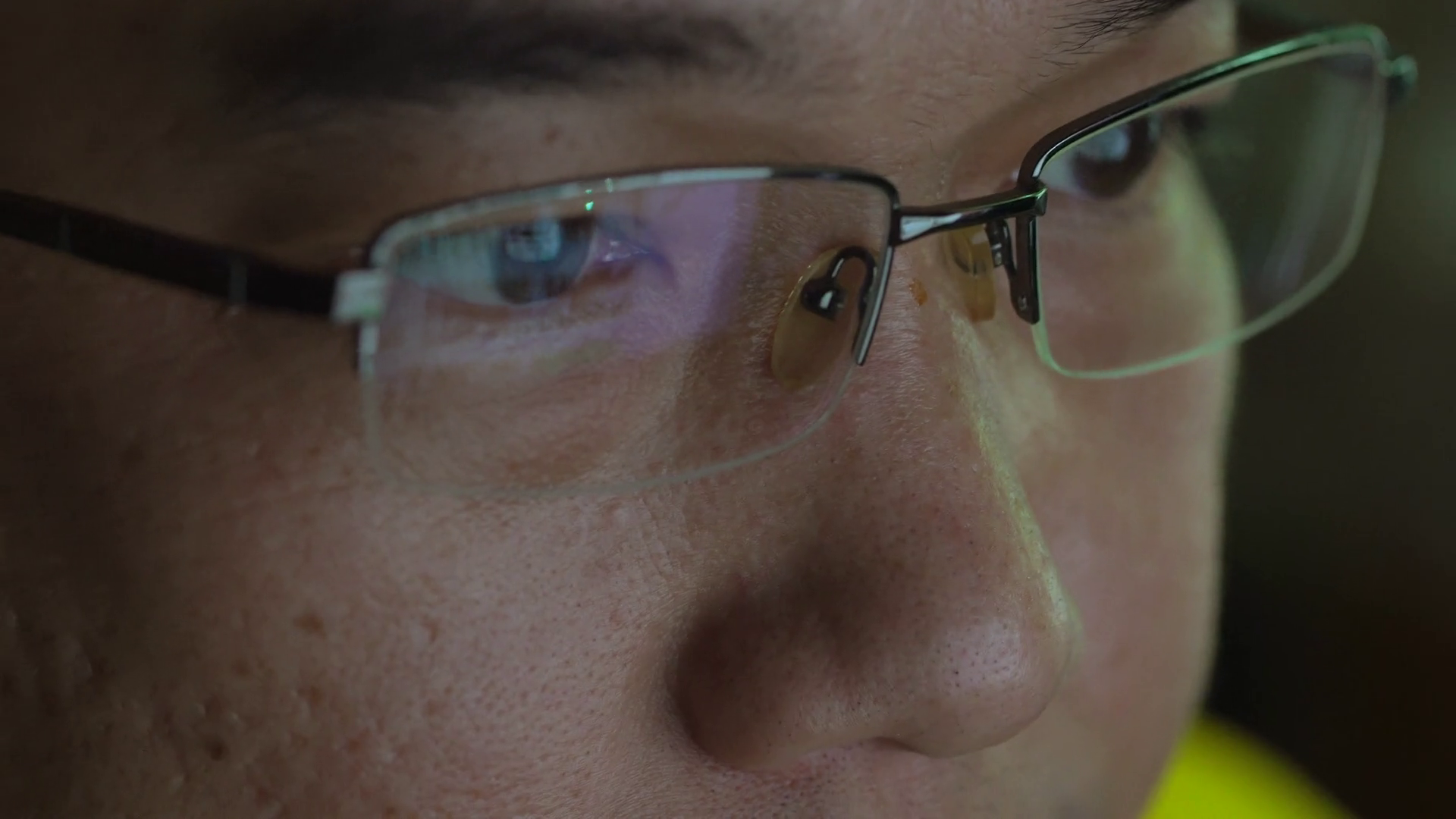 Close-up Of Asian Man With Social Media Stock Footage SBV-307994927 ...
