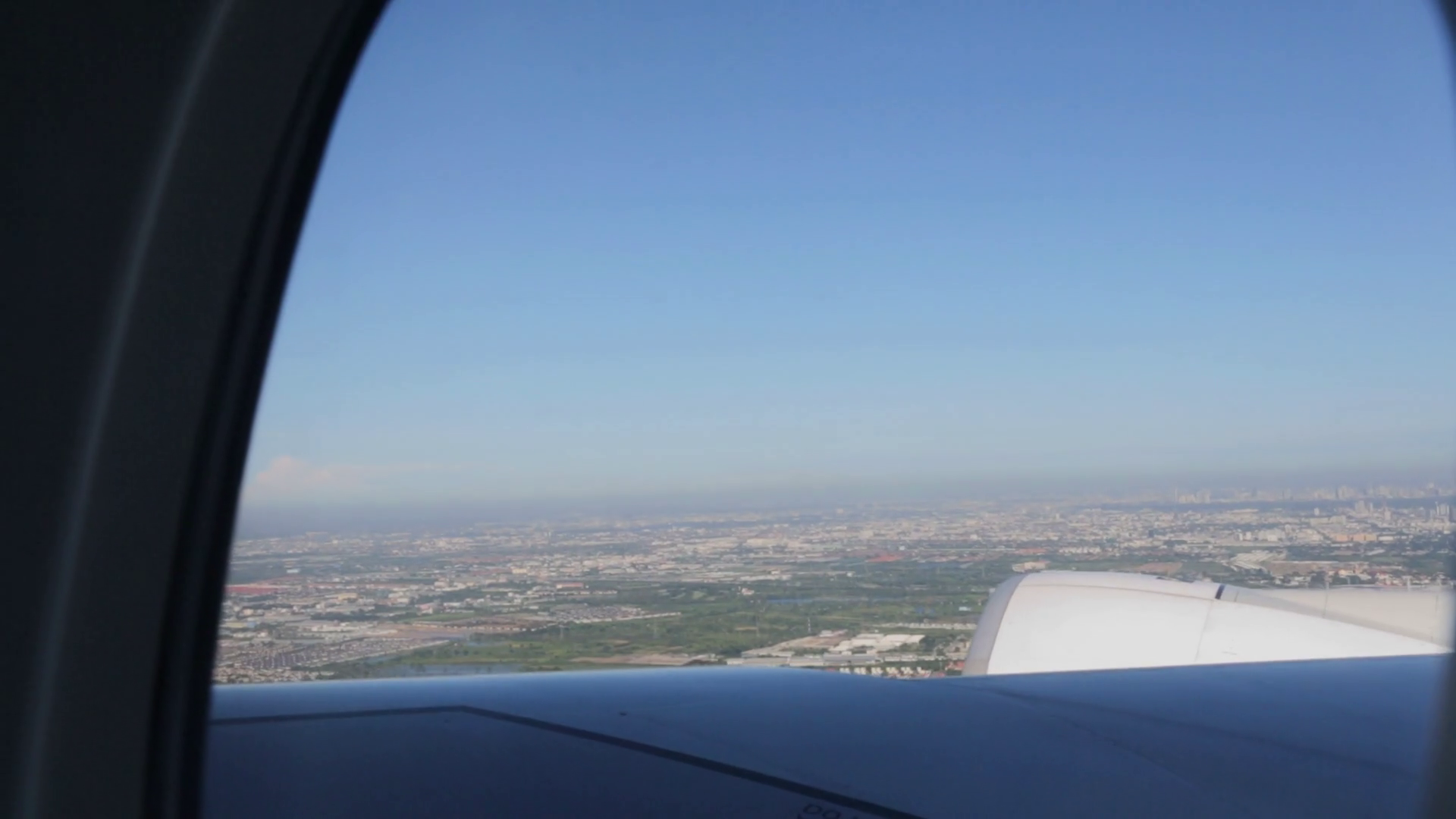 Outside View Of Flying On Jet Plane Stock Footage SBV-302071310 ...