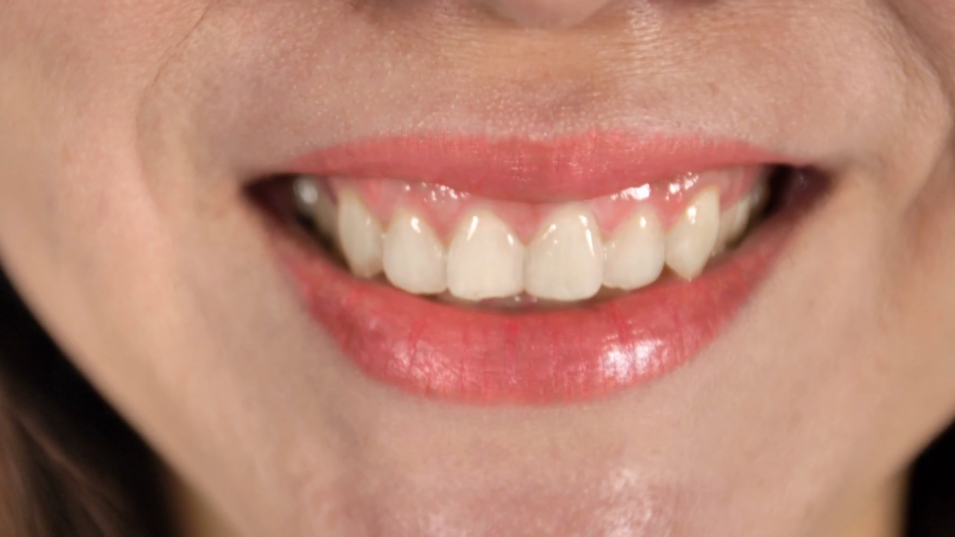 Close Up Portrait Of Woman's Lips With Stock Footage SBV-330147278 ...