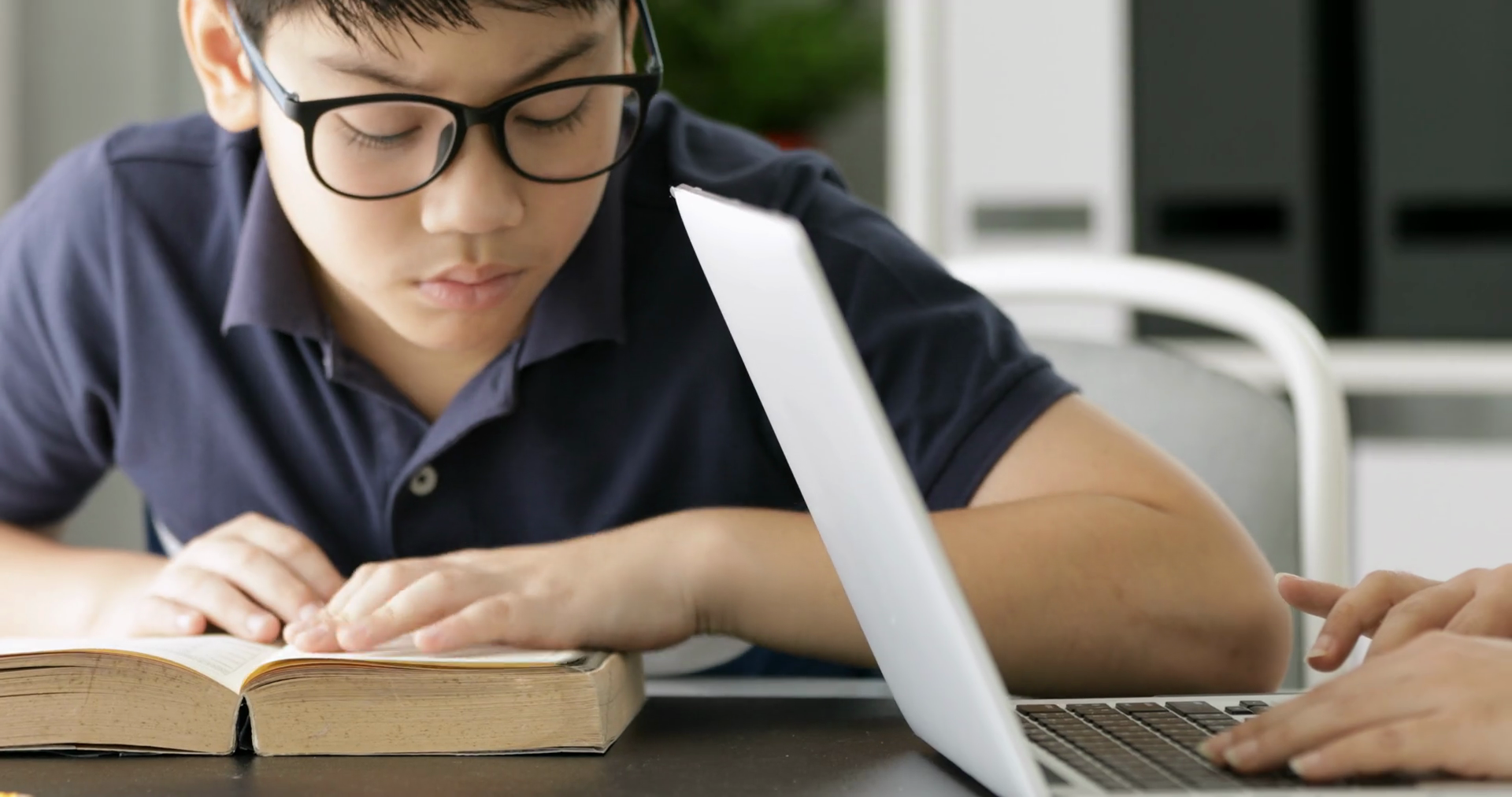 Teen Boy Happily Doing Homework At Home Stock Footage SBV-326008824 ...