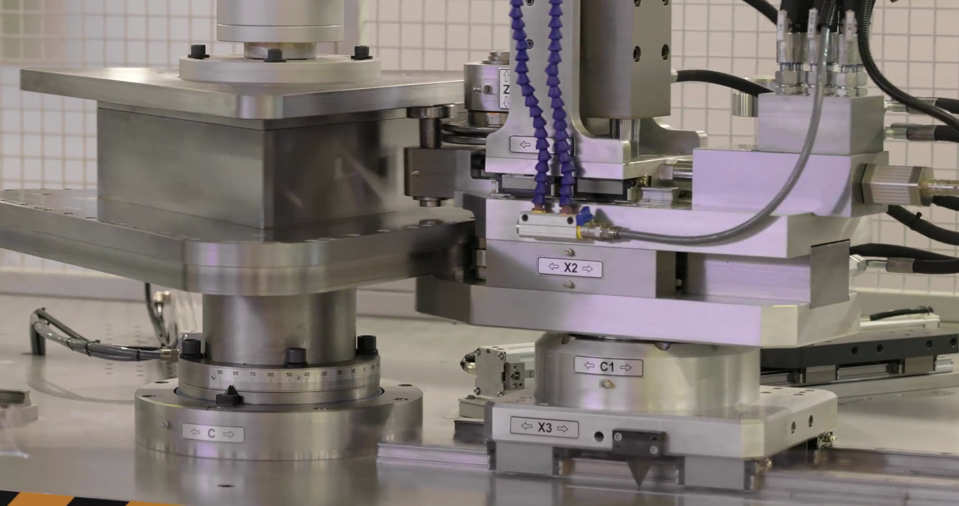 Bending Machine Road Signs Modern Industrial Stock Footage SBV ...