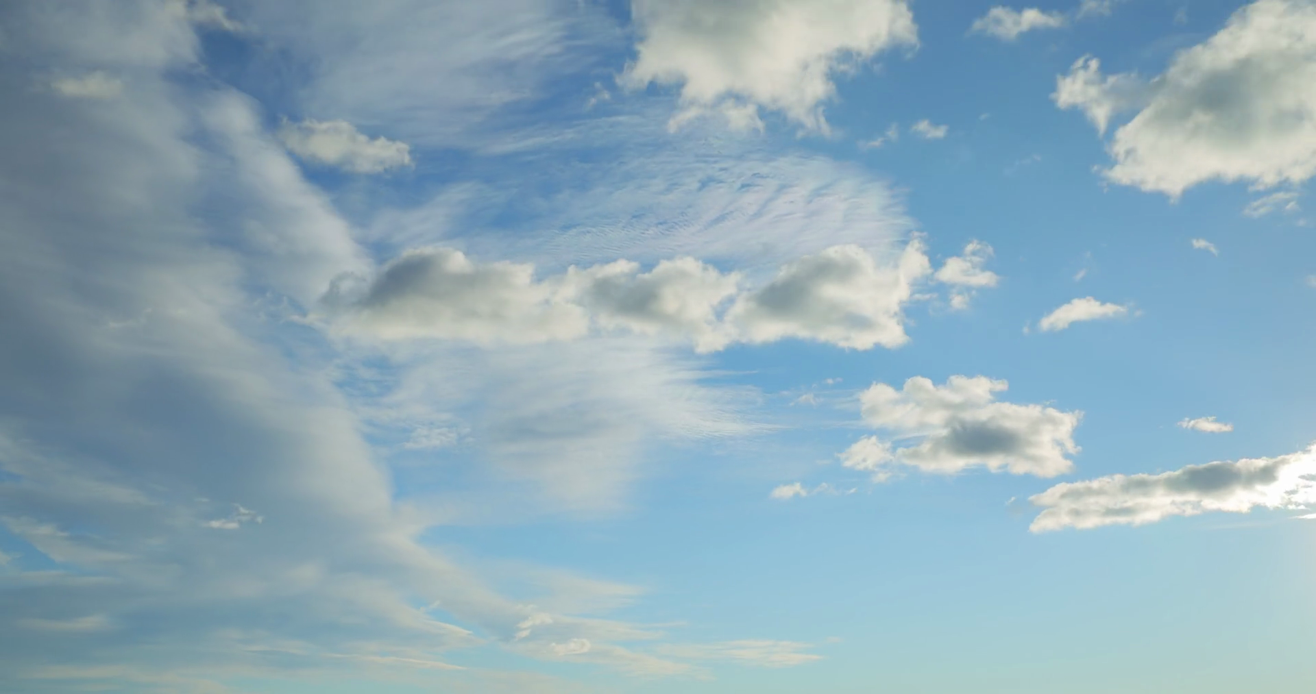 Timelapse Of Blue Sky Moving Clouds Stock Footage SBV-346667150 ...