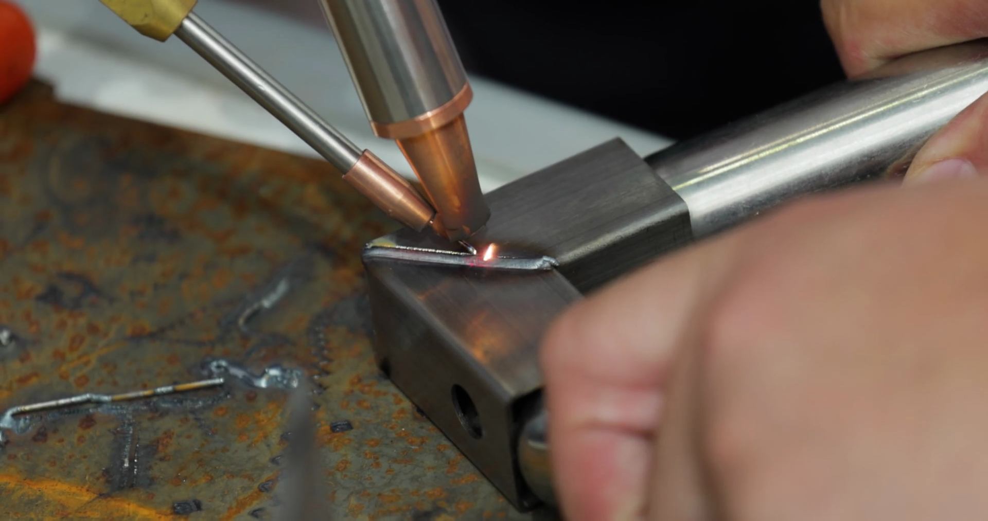 Laser Welding Machine With Hand Hold Gun Stock Footage SBV-348732867 ...