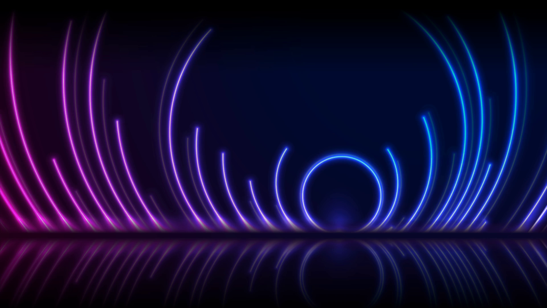 Blue Ultraviolet Neon Laser Circles With Stock Motion Graphics SBV ...