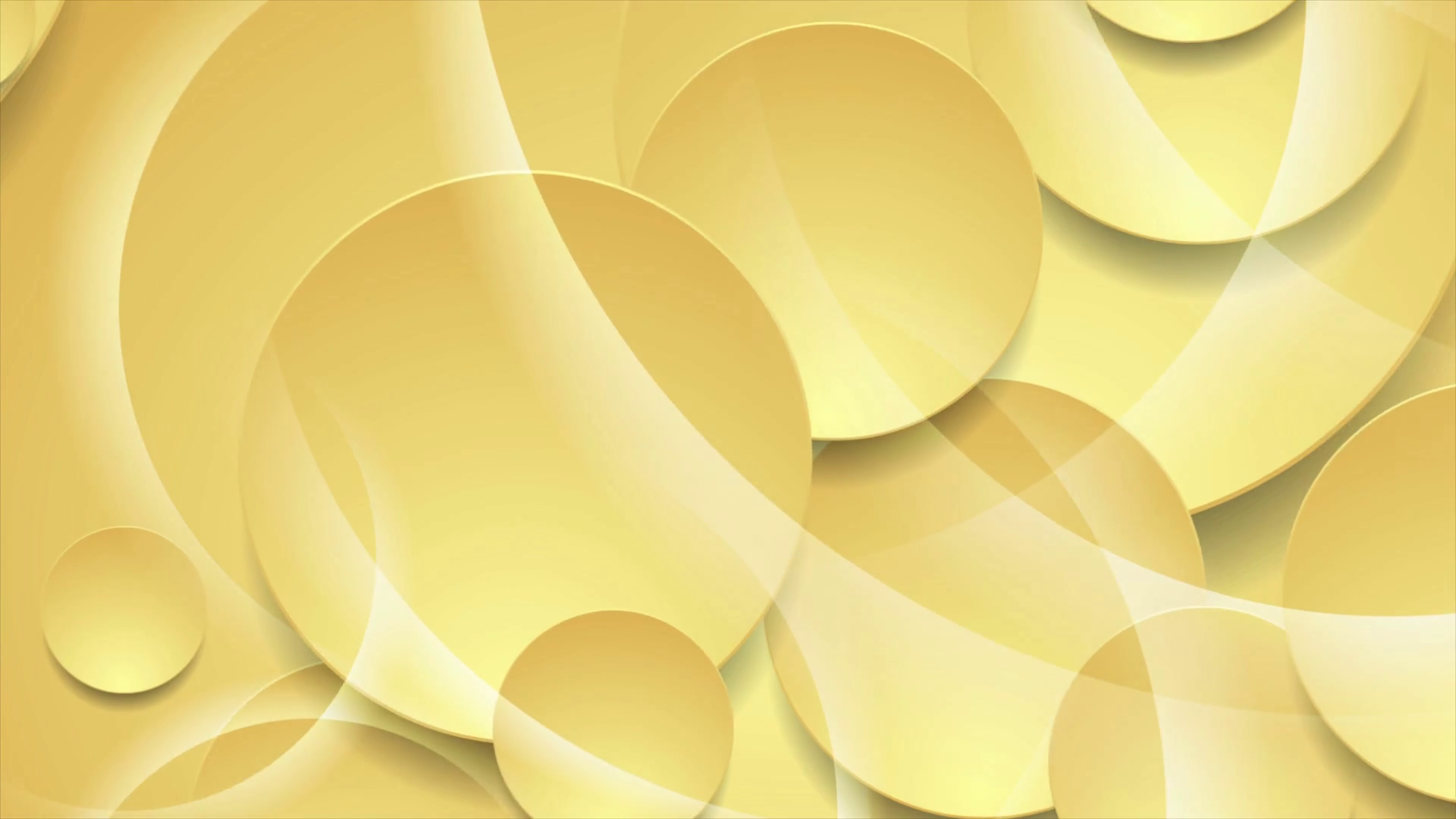 Pastel Yellow Glossy Abstract Circles Tech Stock Motion Graphics SBV ...