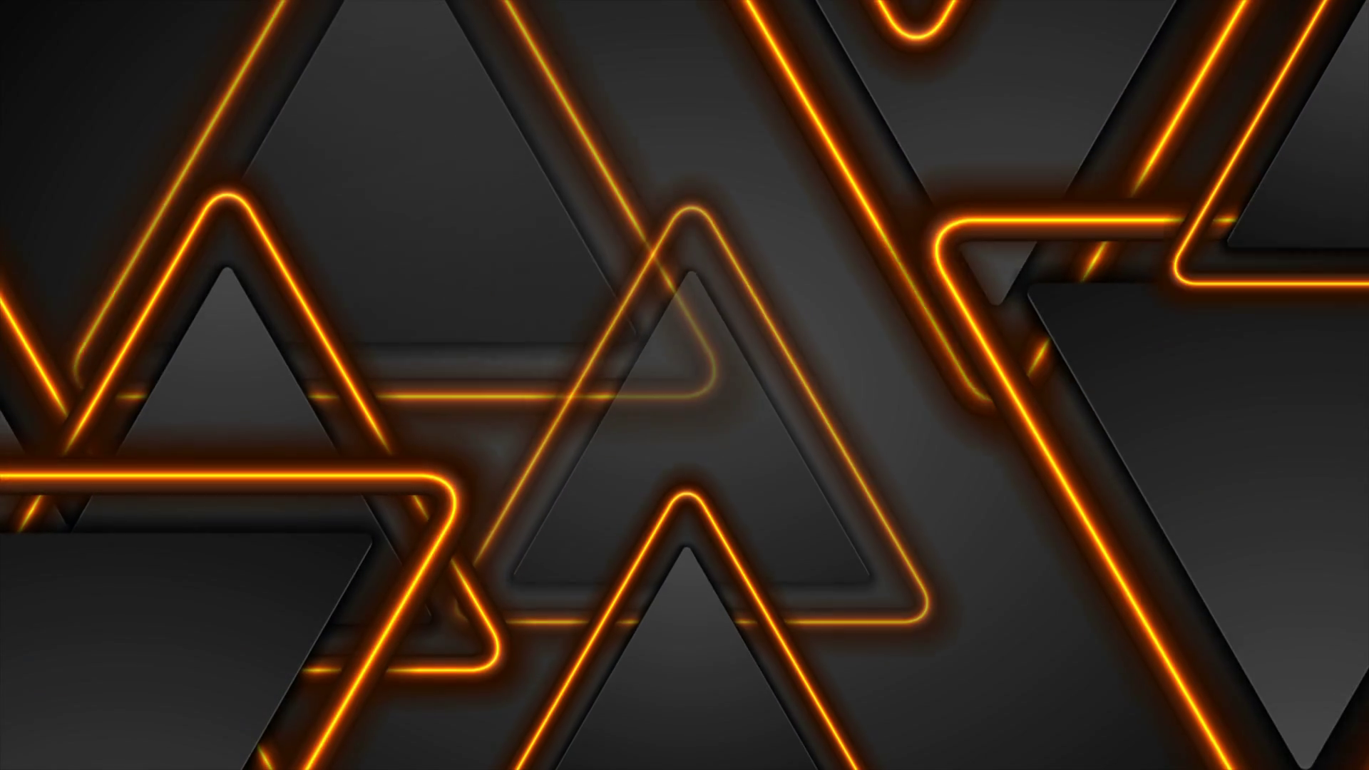 Black Glowing Orange Triangles Abstract Stock Motion Graphics SBV-347802734 - Storyblocks