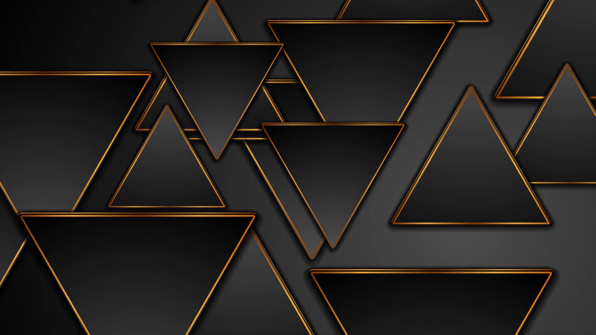 Black Bronze Triangles Abstract Tech Stock Motion Graphics SBV ...