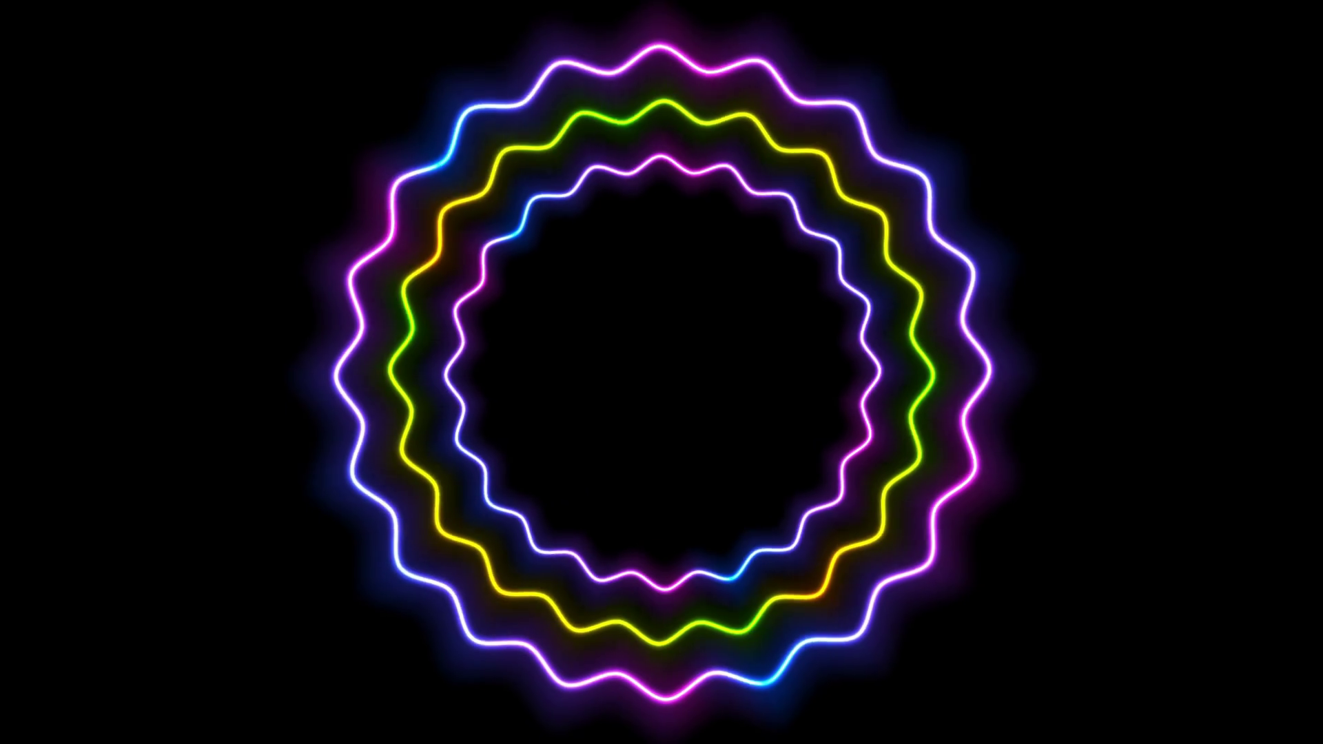 Colorful Glowing Neon Wavy Circles Abstract Stock Motion Graphics SBV-326235579 - Storyblocks