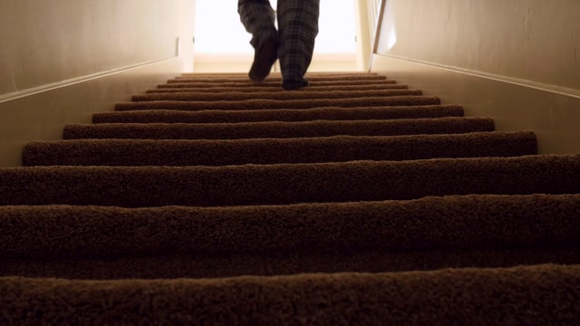 Man Running Up Subway Stairs Stock Footage: Royalty-Free Video Clips ...