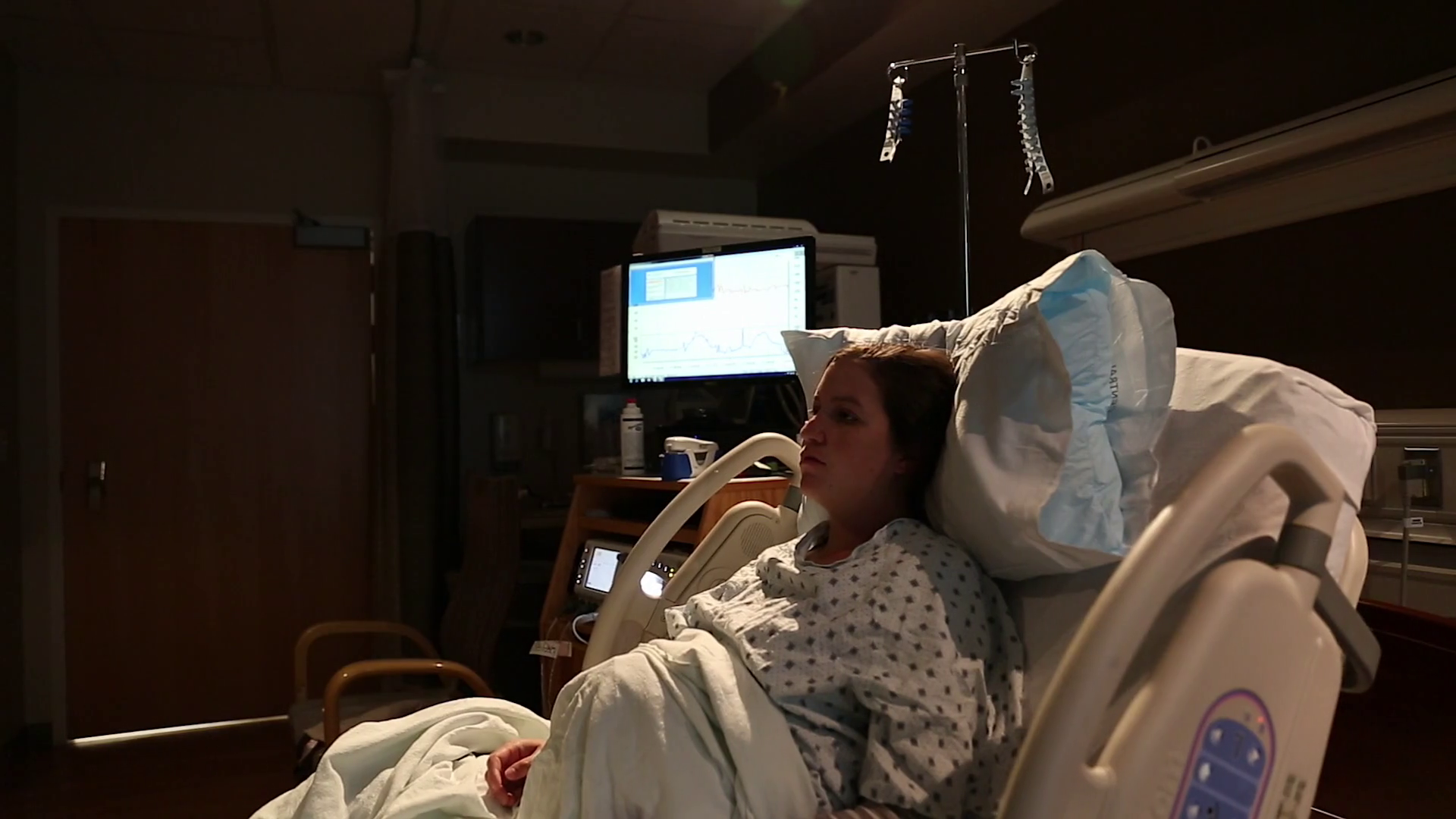 A Woman During Labor Delivery In Hospital Stock Footage SBV-301025239 ...