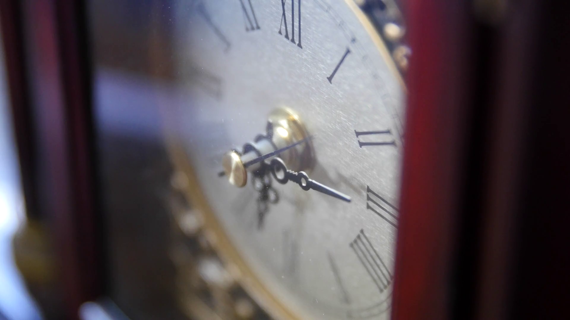 An Antique Clocks Hands Turn With Time Stock Footage SBV-303267380 ...