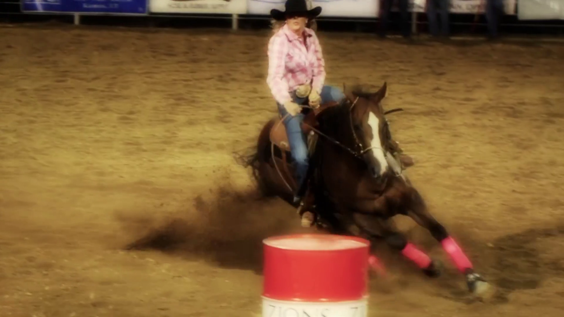 Barrel Racing Cowgirl Slow Motion Stock Footage SBV-301025829 - Storyblocks