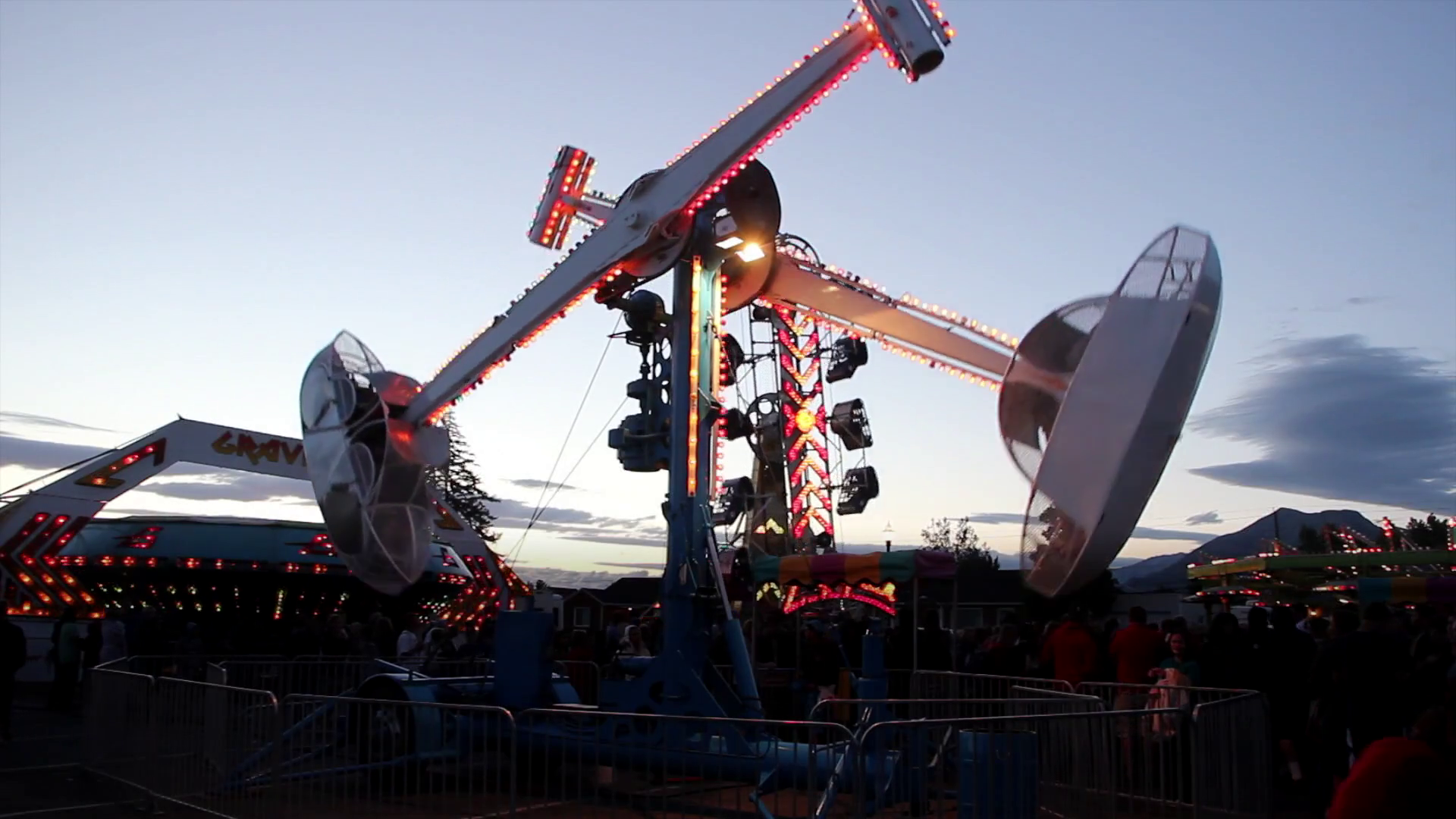 Big Carnival Rides Stock Footage SBV-301025958 - Storyblocks