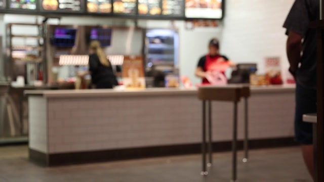 FAST FOOD WORKER Stock Footage: Royalty-Free Video Clips - Storyblocks