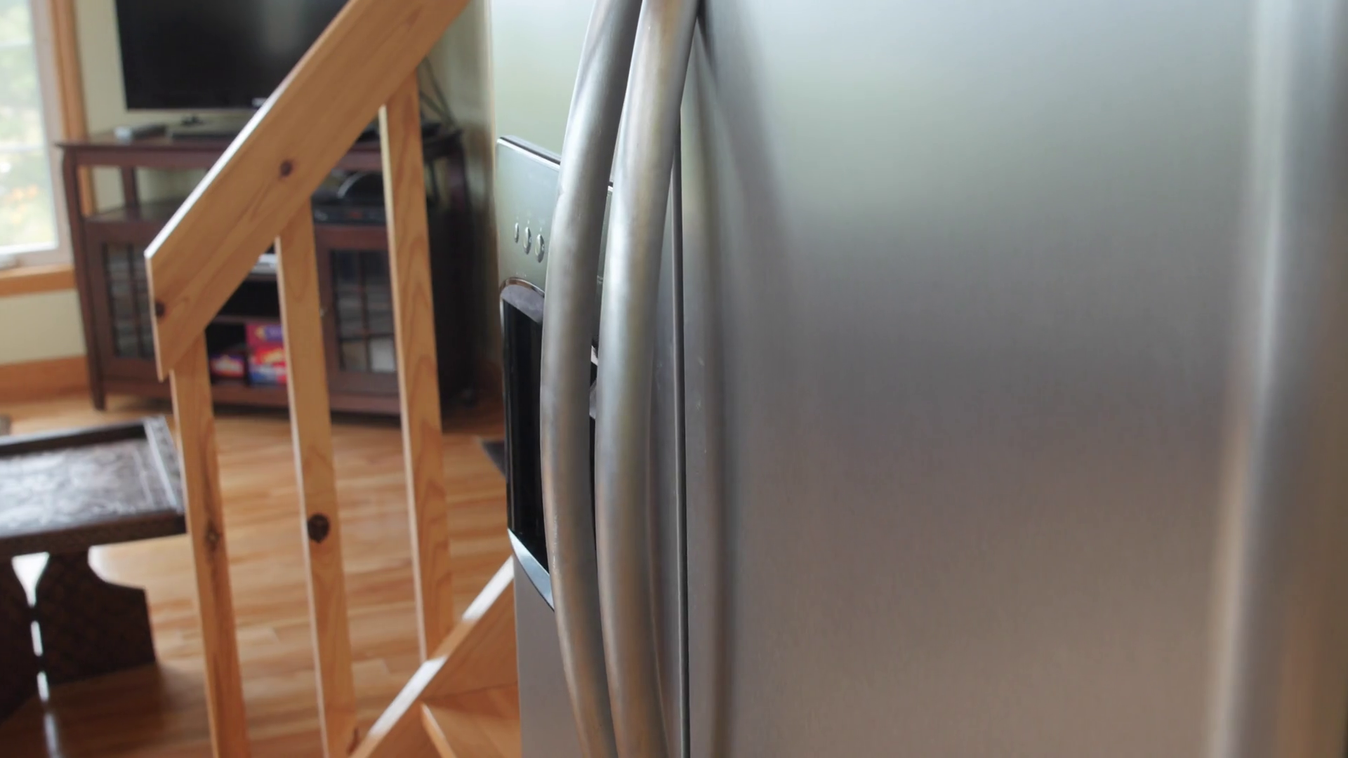 Dolly Shot Of Person Opening Fridge Looking Stock Footage SBV-310110775 ...