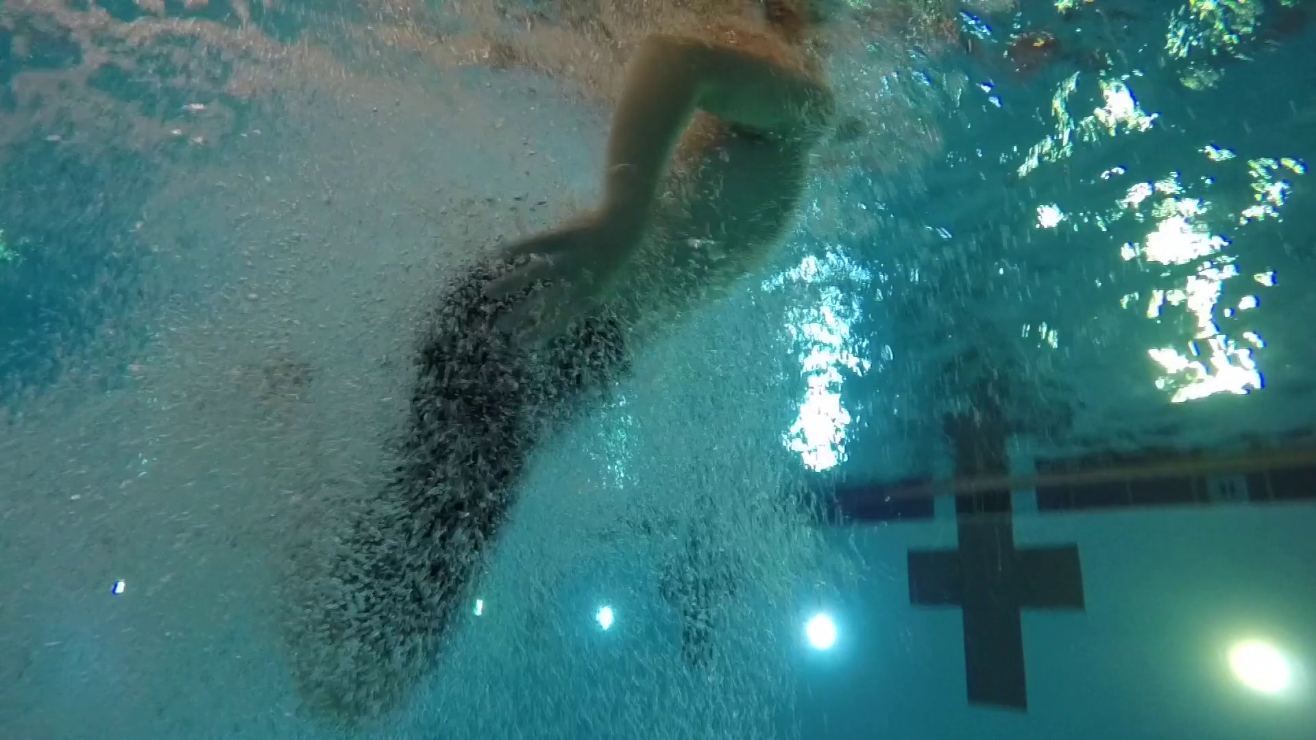 Slow Motion Of Boy Swimming In Pool Stock Footage SBV-301535386 ...