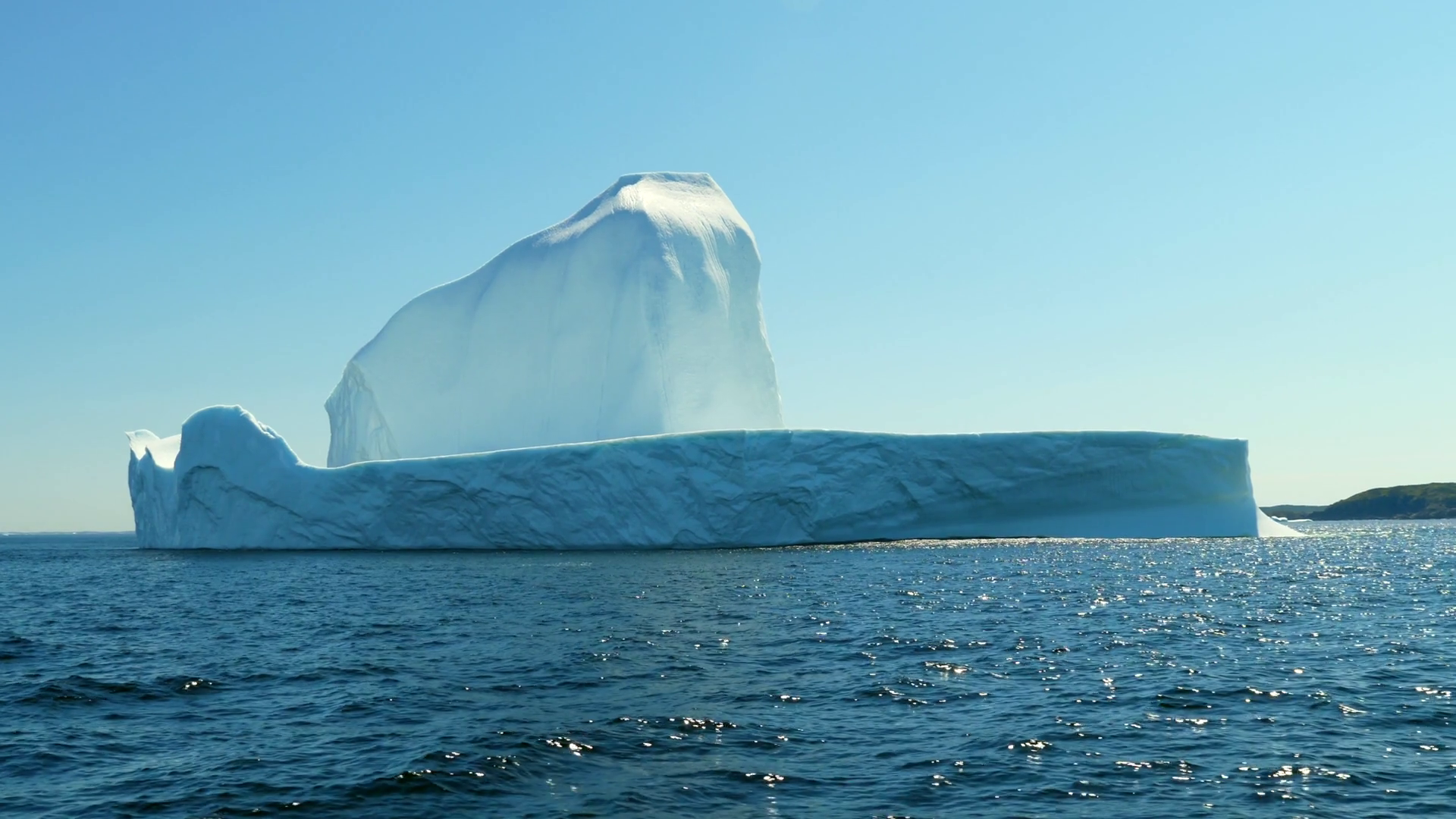 A Majestic Iceberg Floats In Arctic Waters Stock Footage SBV-317066965 ...