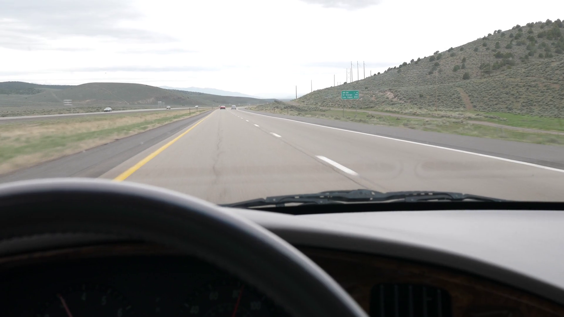 A Steering Wheel Dashboard In Car Driving Stock Footage SBV-314843826 ...