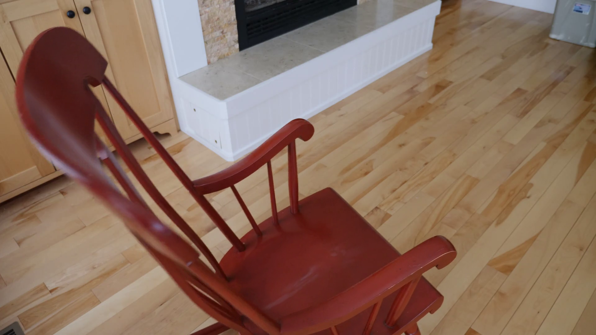 An Empty Rocking Chair In House High Shot Stock Footage SBV-321509983 ...