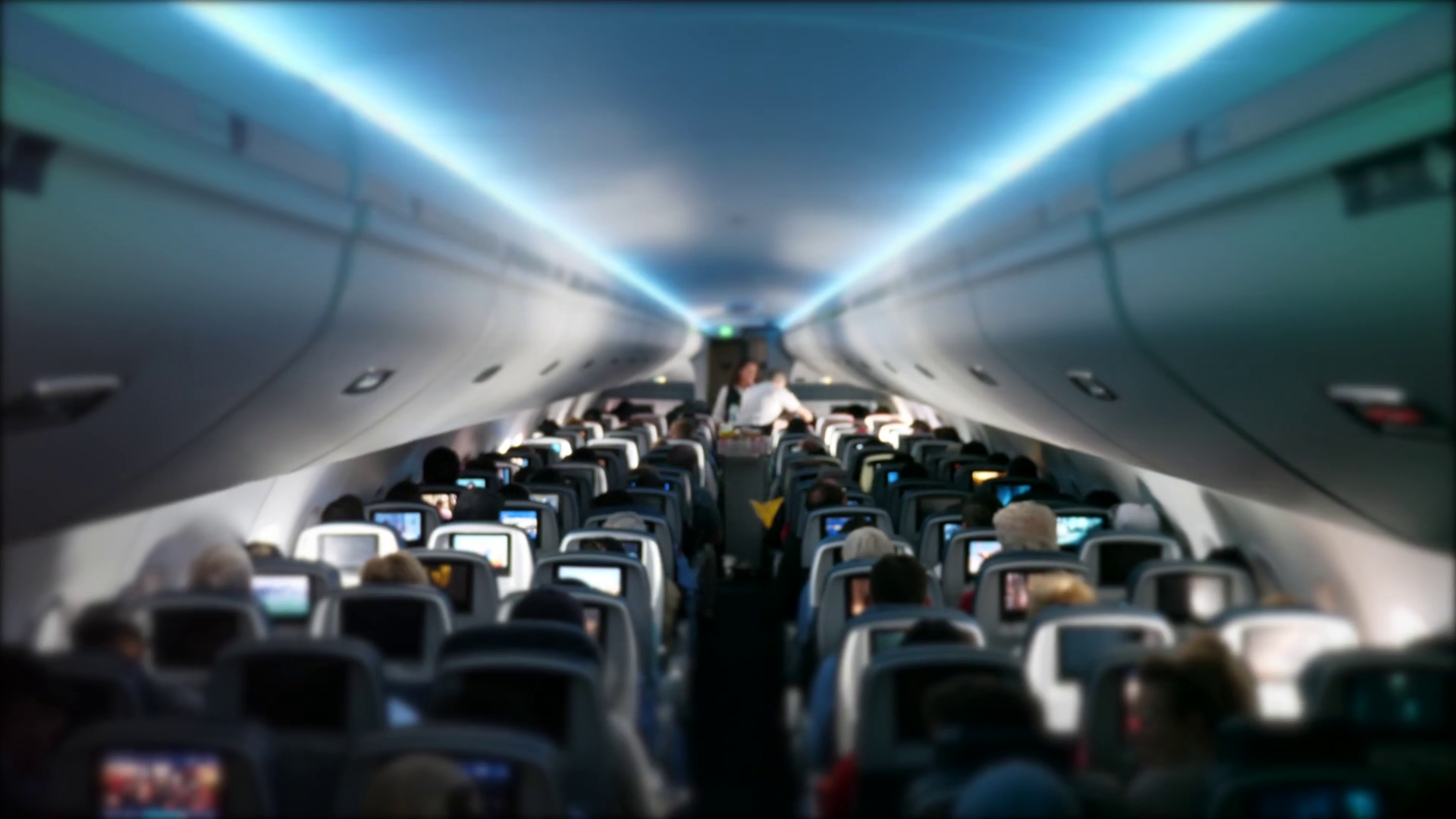 People Riding On Bumpy Commercial Airline In Stock Footage SBV ...