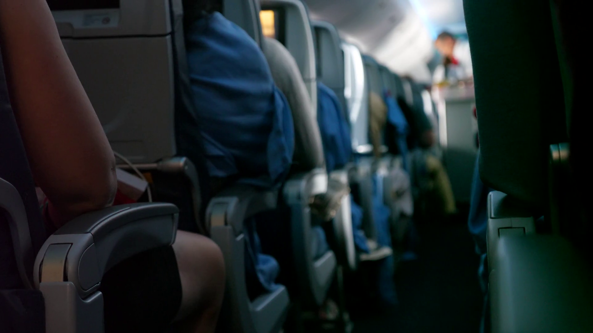 People Riding On Bumpy Commercial Airline In Stock Footage SBV ...