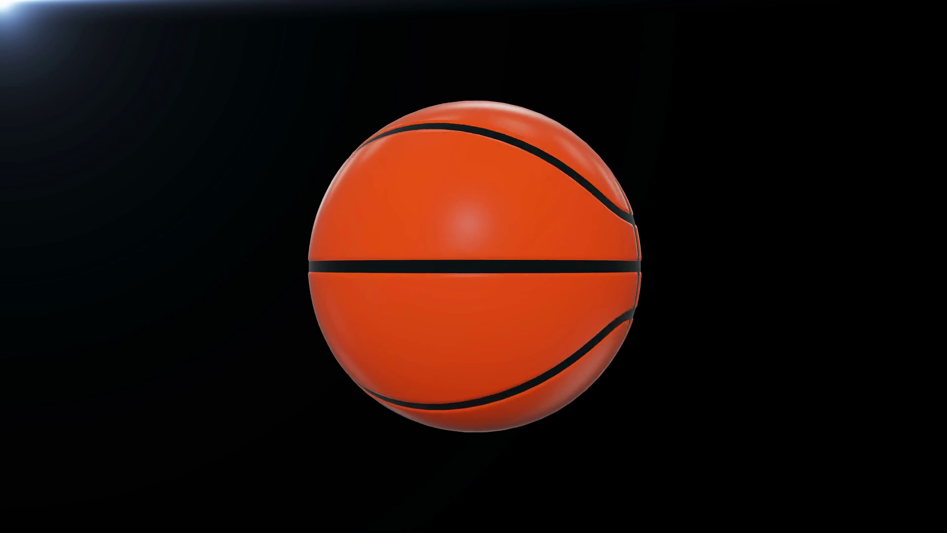 Basketball Sports Equipment Ball Rotating On Stock Motion Graphics SBV ...