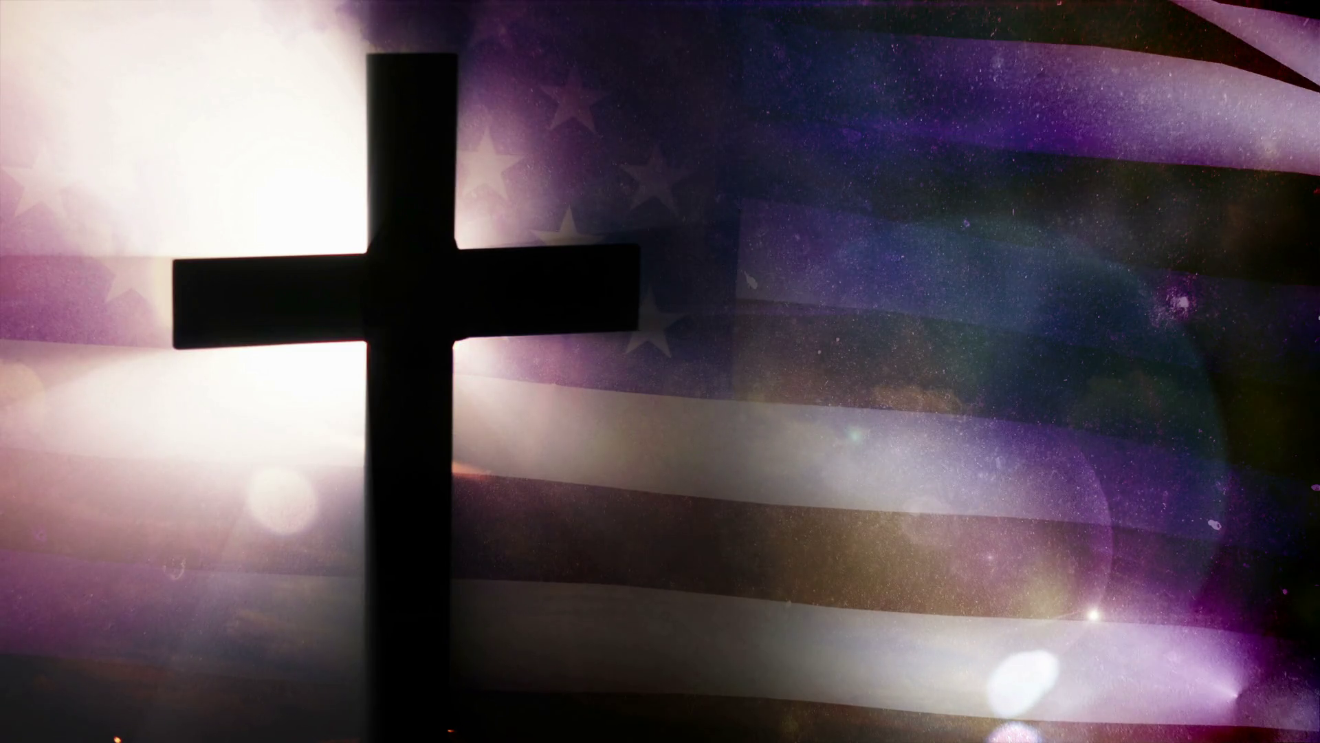 Cross In Front Of Waving Flag Stock Footage SBV-300918893 - Storyblocks