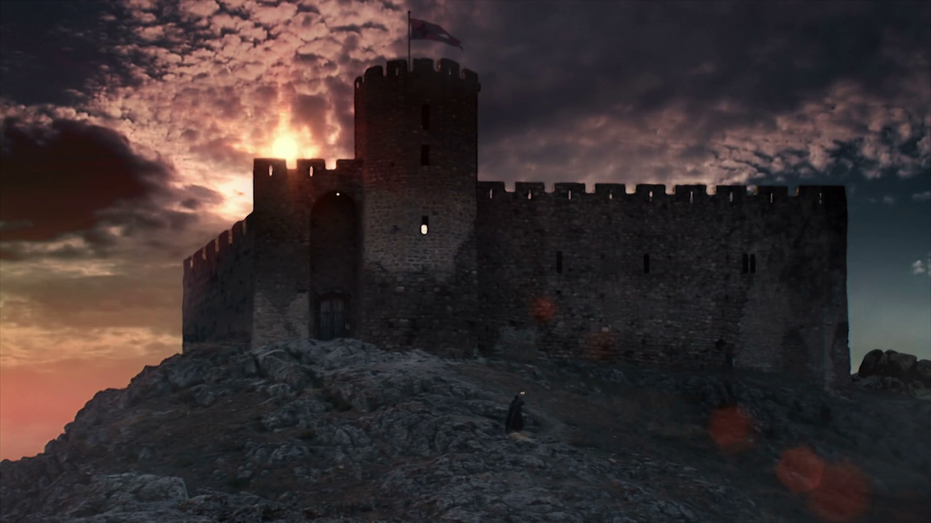 Fortress On Mountain Stock Footage SBV-300906937 - Storyblocks