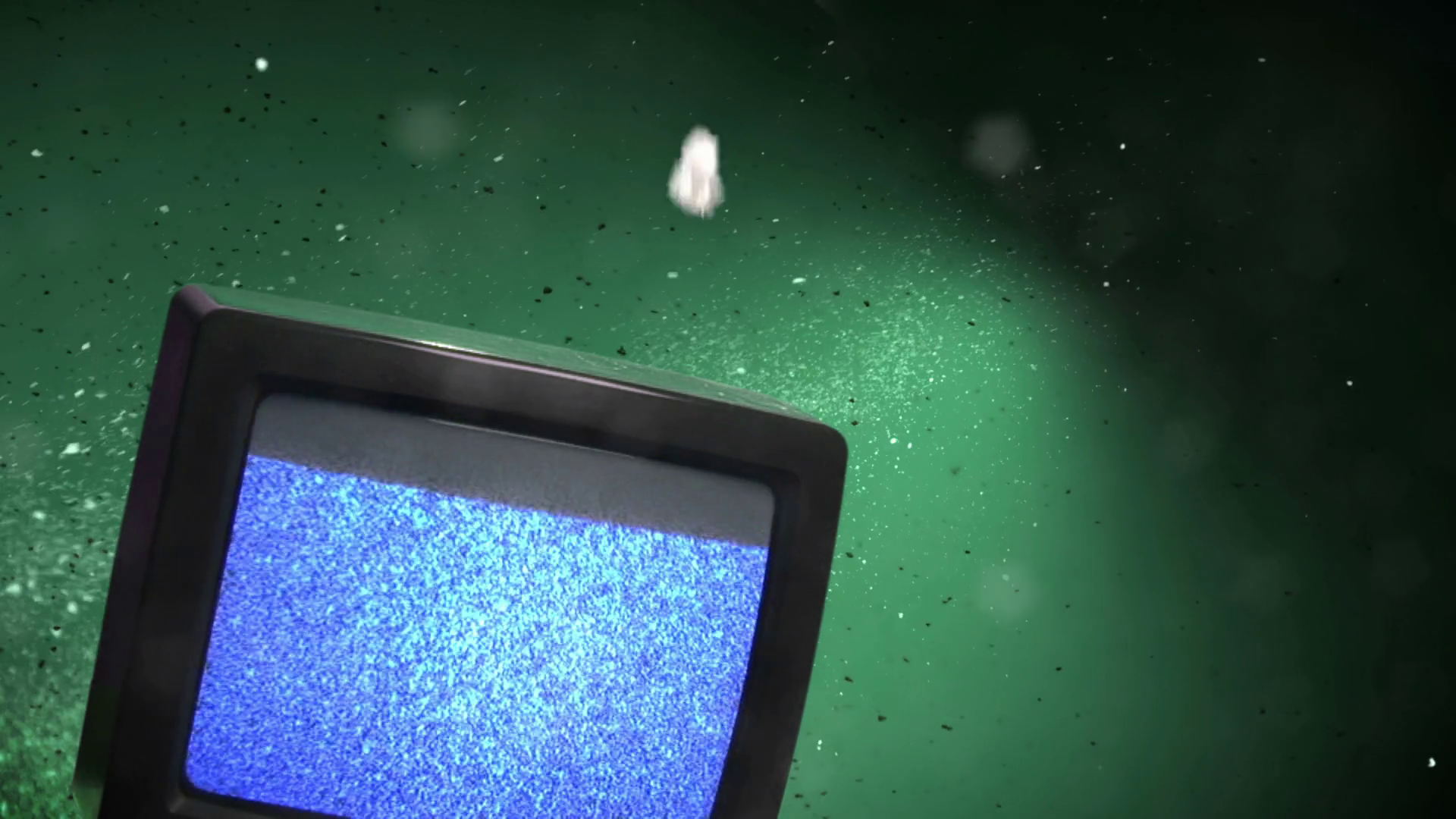 Old Tv Playing Static With Particles Medium Stock Footage SBV-300915270 ...