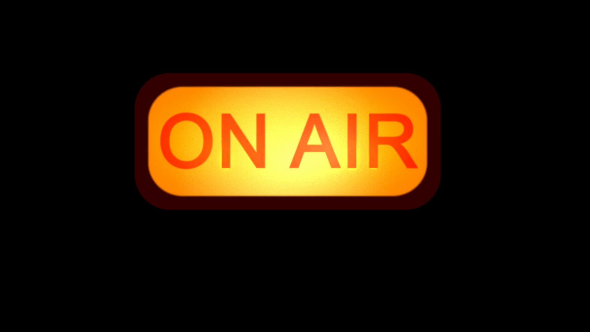 On Air Illuminated Sign On Tv Station Stock Footage SBV-300900157 ...