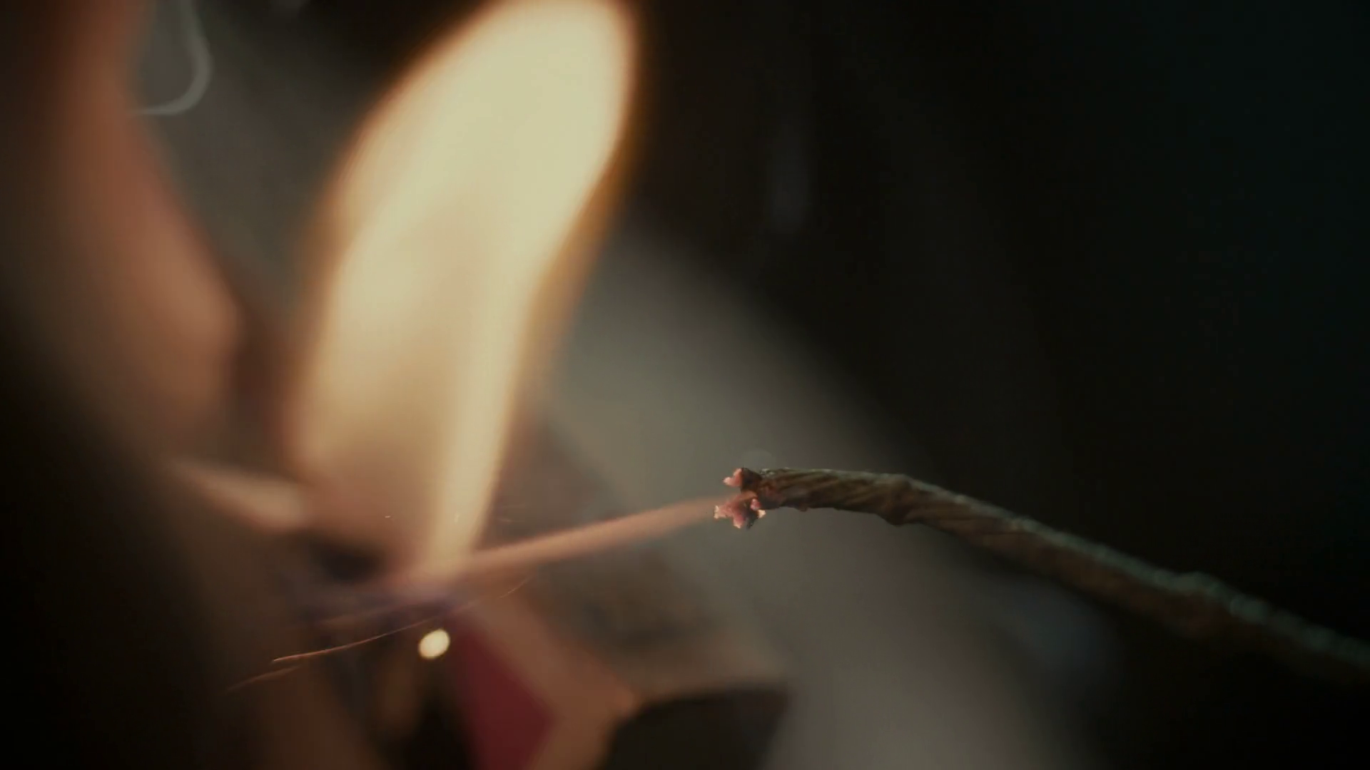 Burning fuse advancing with sparks and smoke Stock Video Footage ...