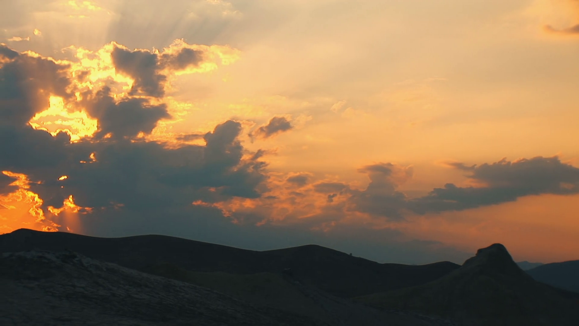 Christ Devil On Mountain At Sunset Stock Footage SBV-328343804 ...