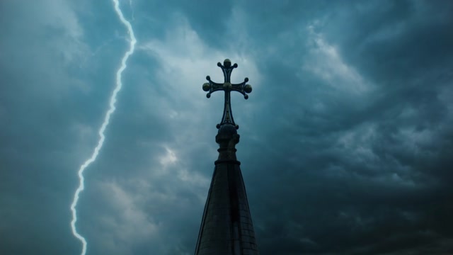 Church Lightning Stock Footage: Royalty-Free Video Clips - Storyblocks