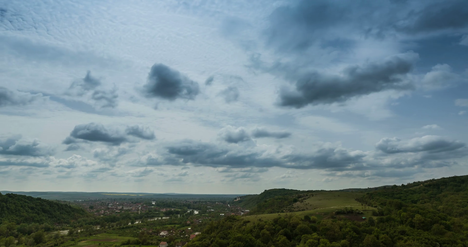 Rainy Clouds Over Valley - 4k Dci Time Lapse Stock Footage SBV ...