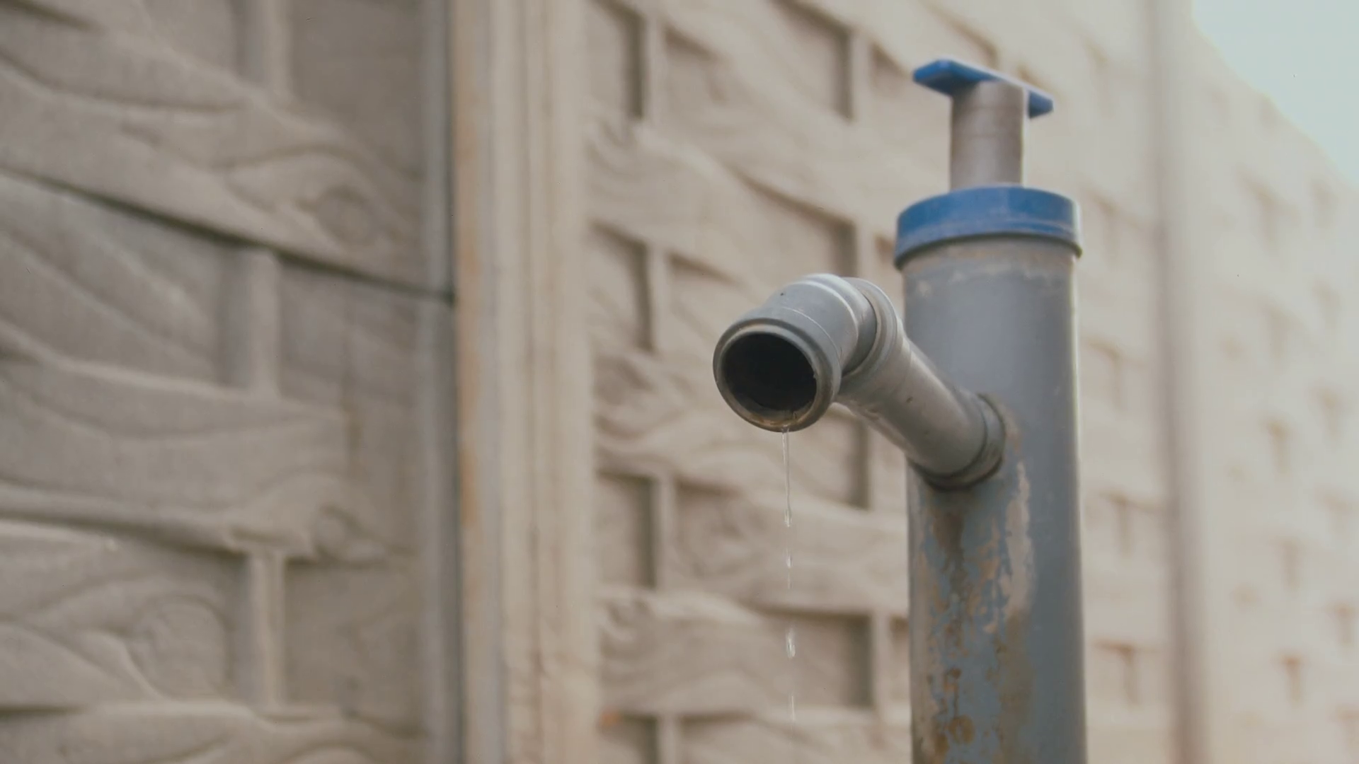 Water Dripping From Plastic Pipe - Slow Stock Footage SBV-338169912 ...