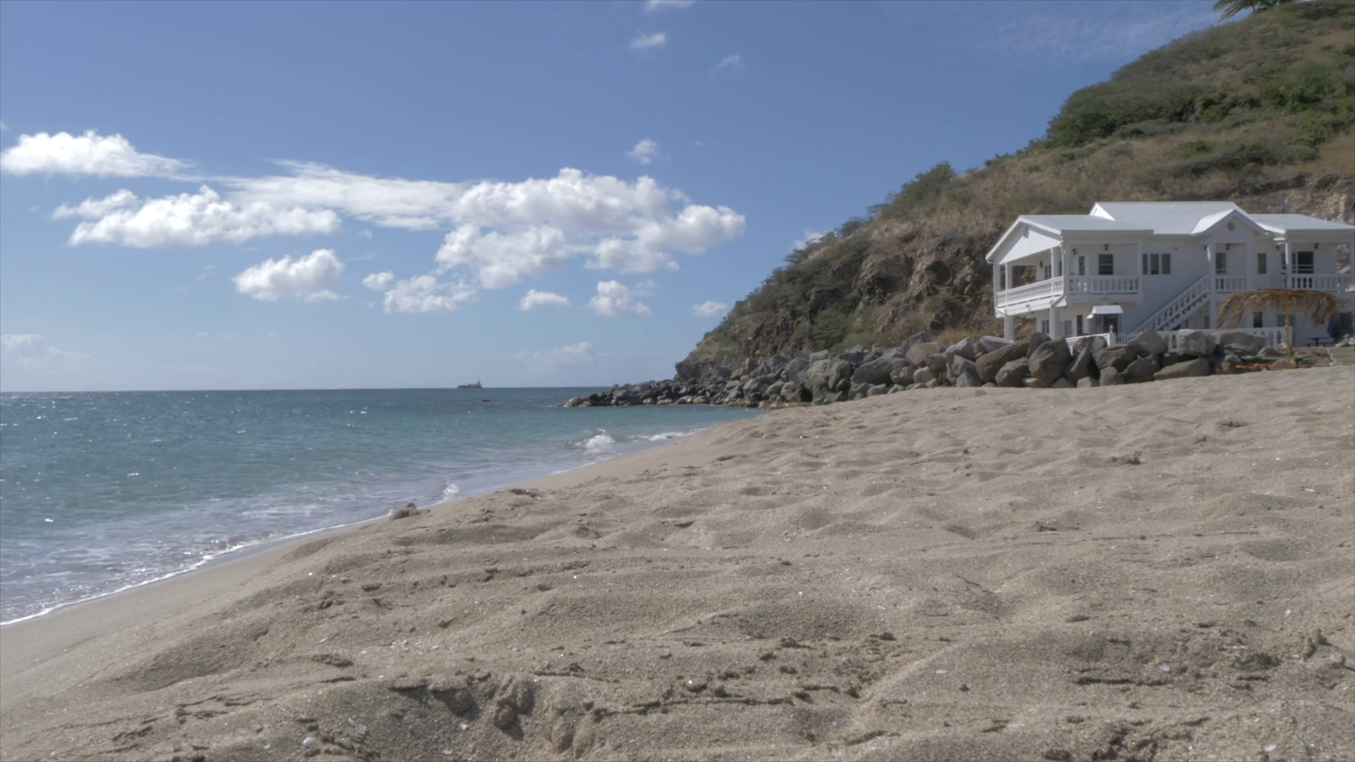 Frigate Bay Beach St Kitts St Kitts Nevis Stock Footage SBV-336459234 ...
