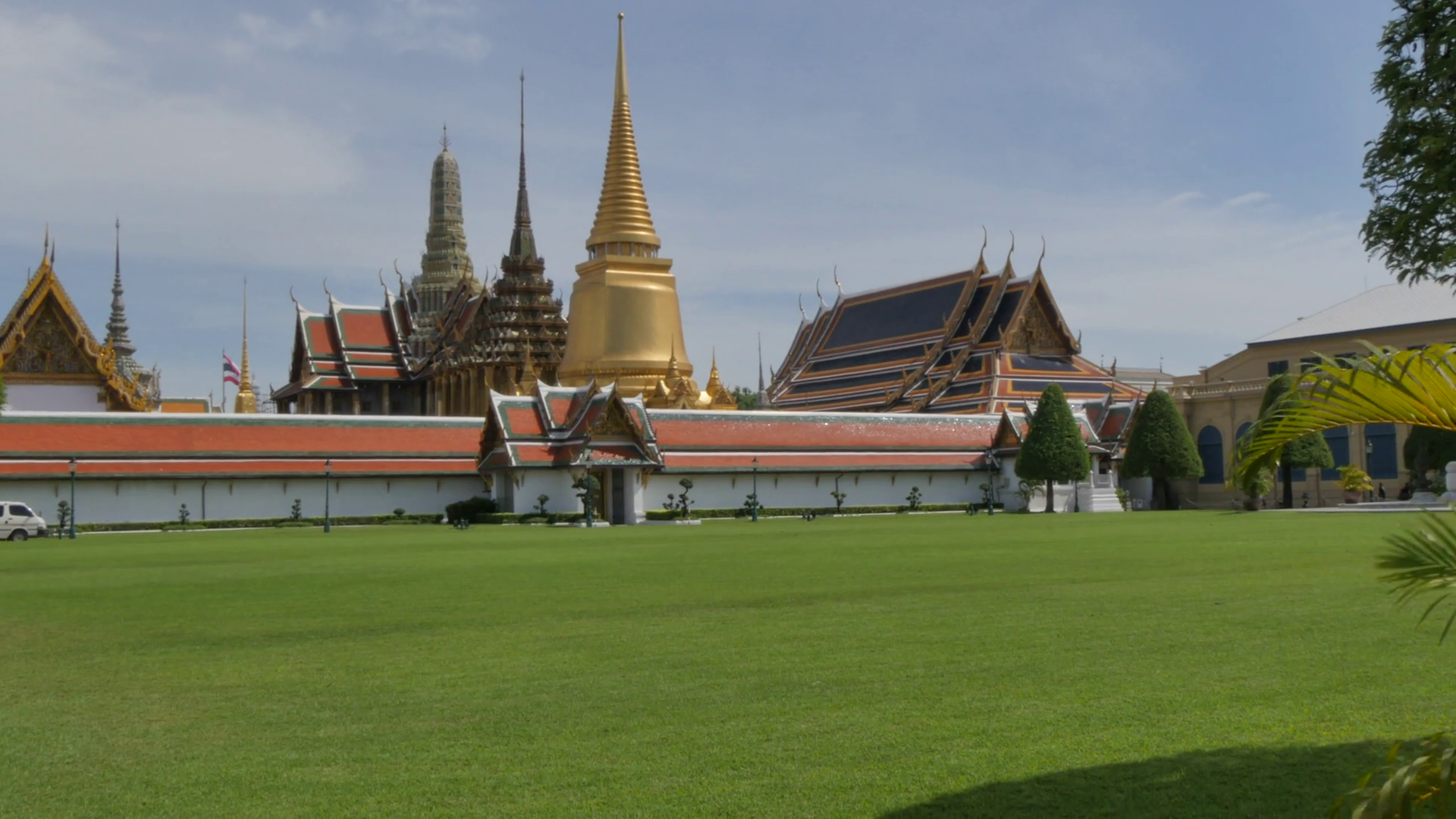 Grand Palace Complex From Entrance Gate Stock Footage SBV-315377007 ...